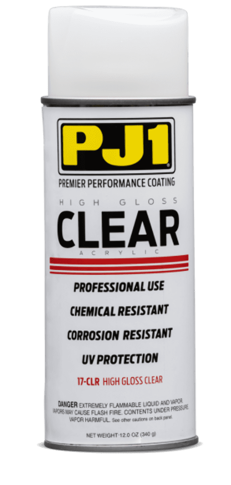 Pj1 High Gloss Clear Coat Acrylic Frame Paint W/ Uv Protection 11Oz 17 ...