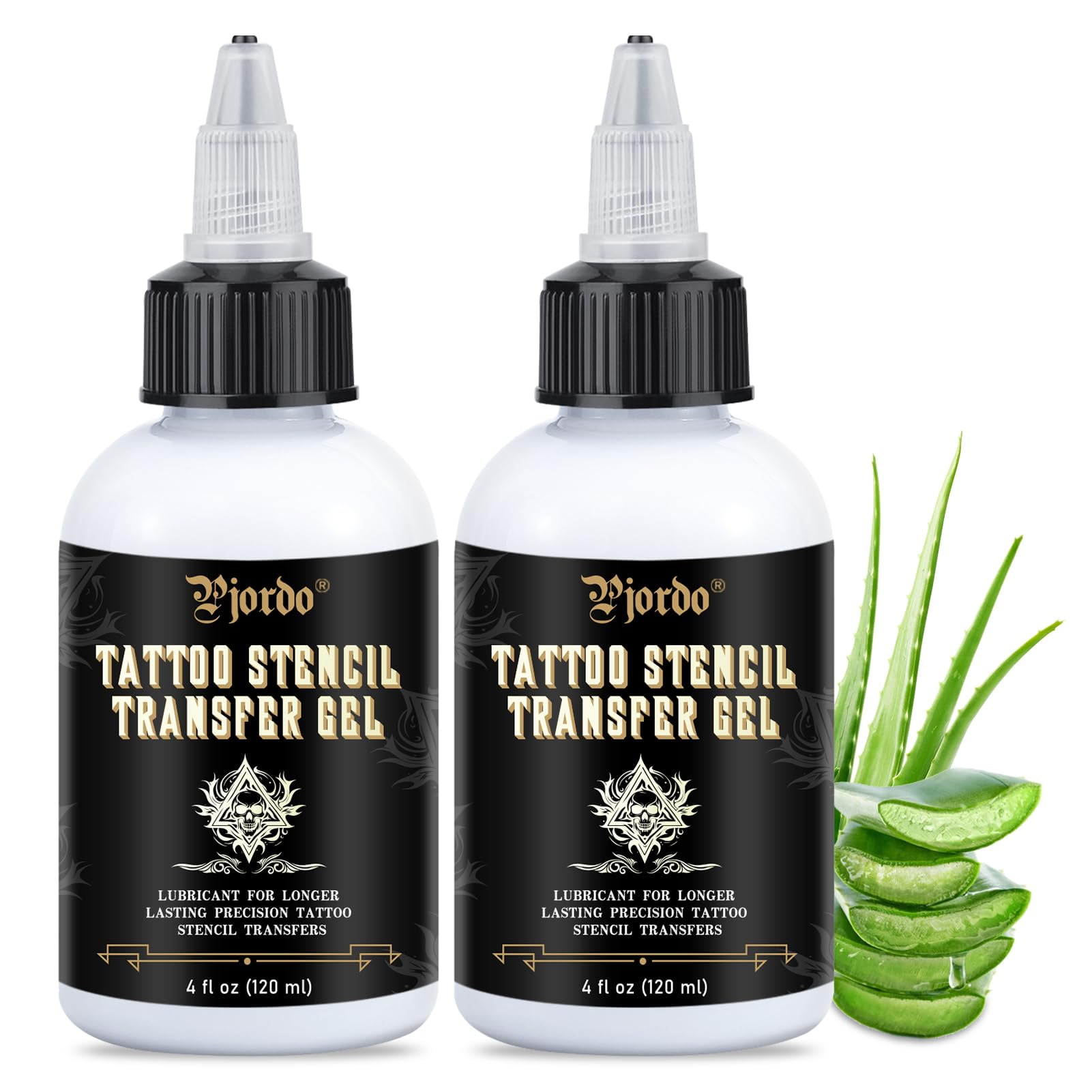 Pjordo 2PCS Tattoo Stencil KEF28 Transfer Gel Solution, 8oz Tattoo ...
