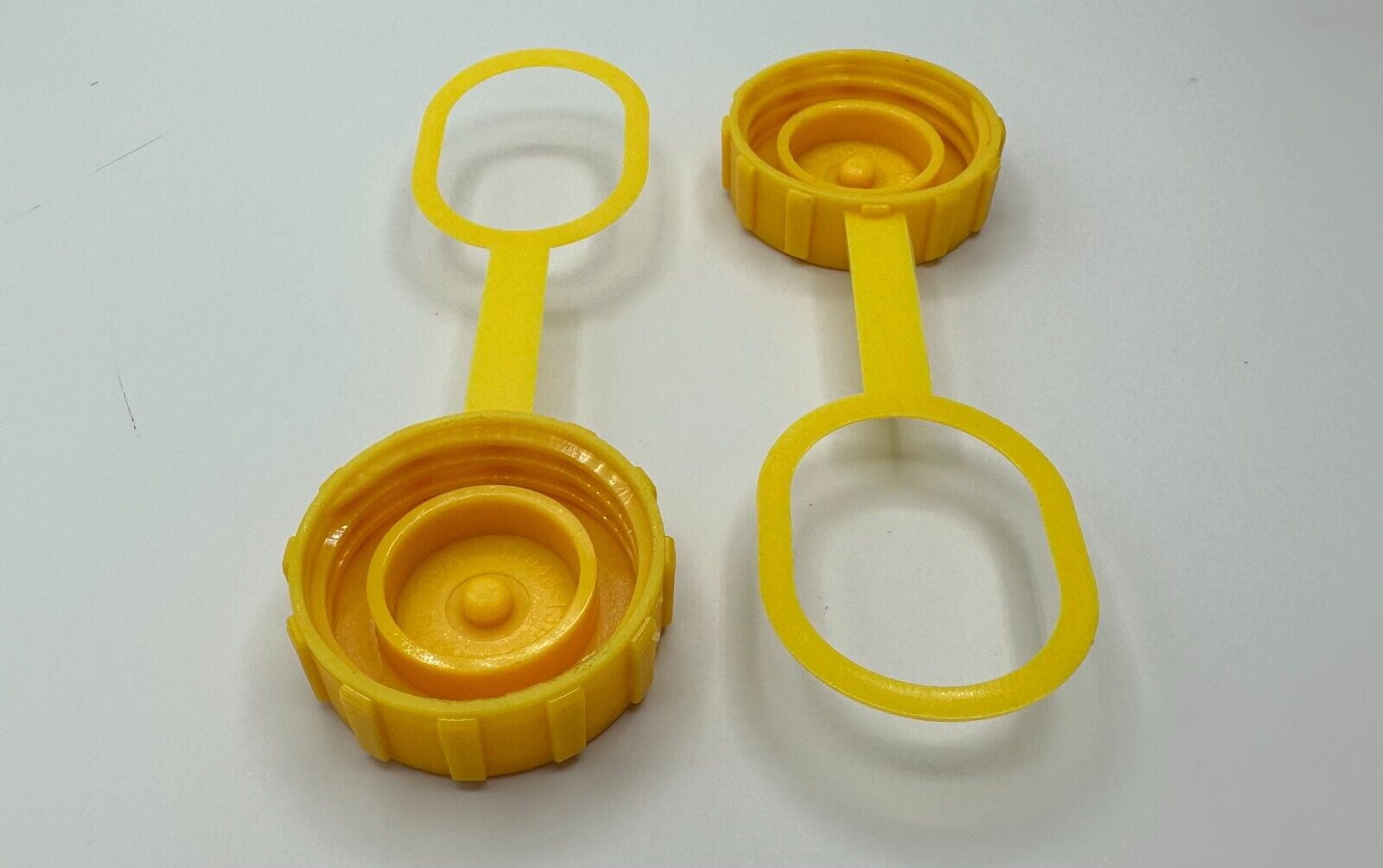 Pk 2 1-3/4" Acme Propane Tank Fill Valve Plastic Cap w/ Tether ...