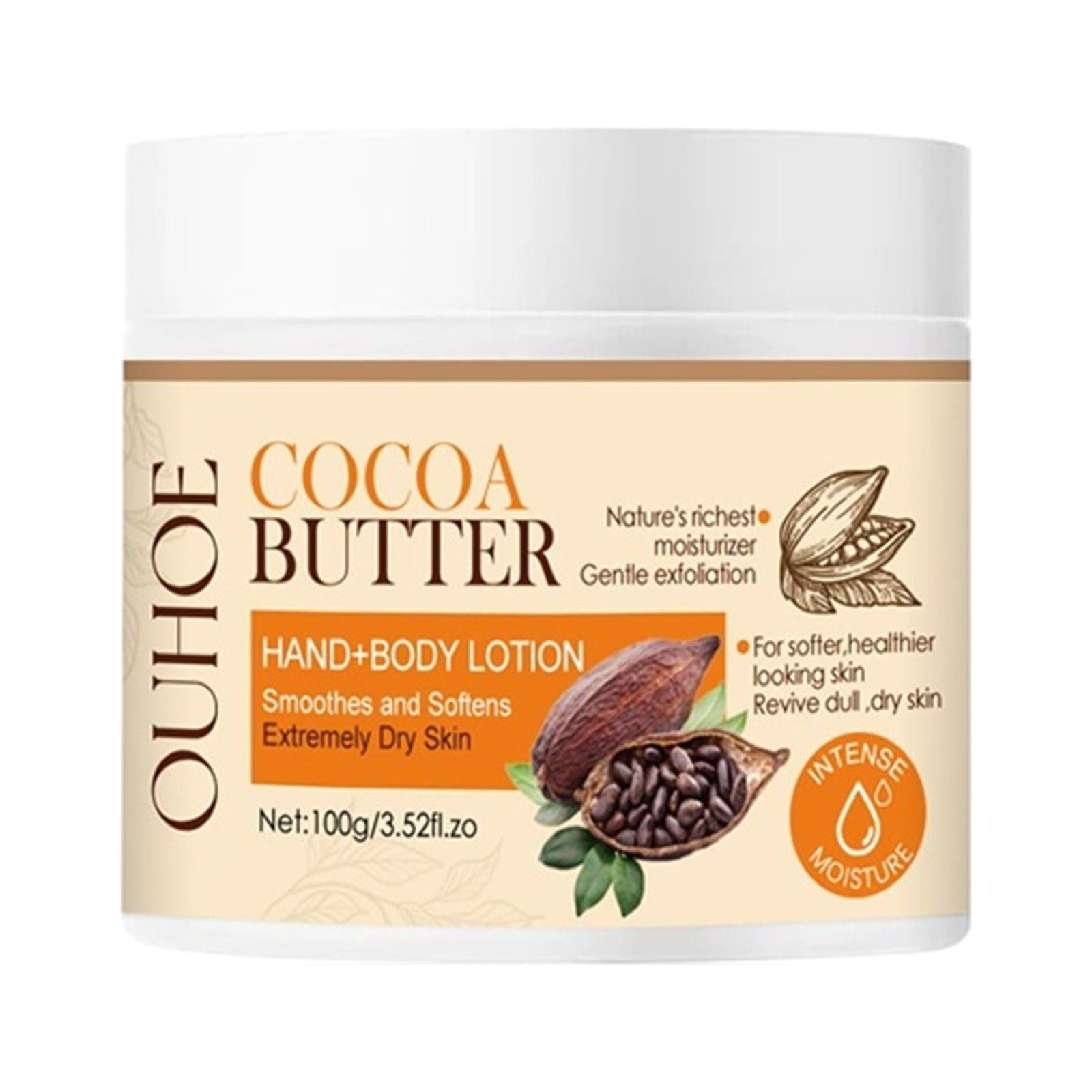 Pkeoh Cocoa Butter Hand Body Lotion Moisturising Lotion With Cocoa ...