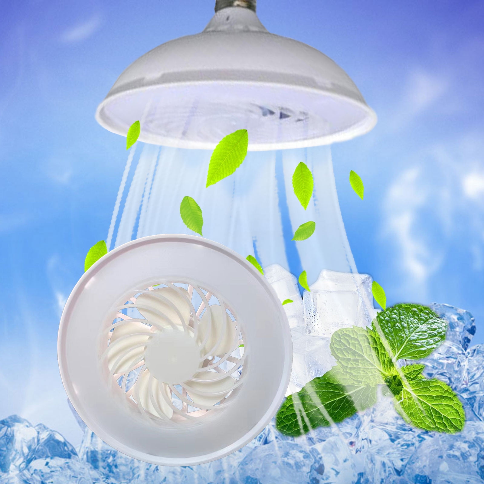 Pkeoh Fan Light 85-265V Usable E27 Screw Fan Light,Ceiling Fan With ...