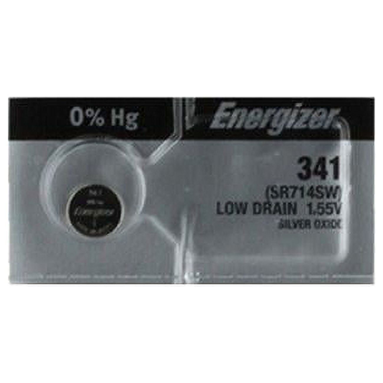Pkg/(5) Type 341 Energizer Watch Batteries Tear Strip QWB341 - Walmart.com