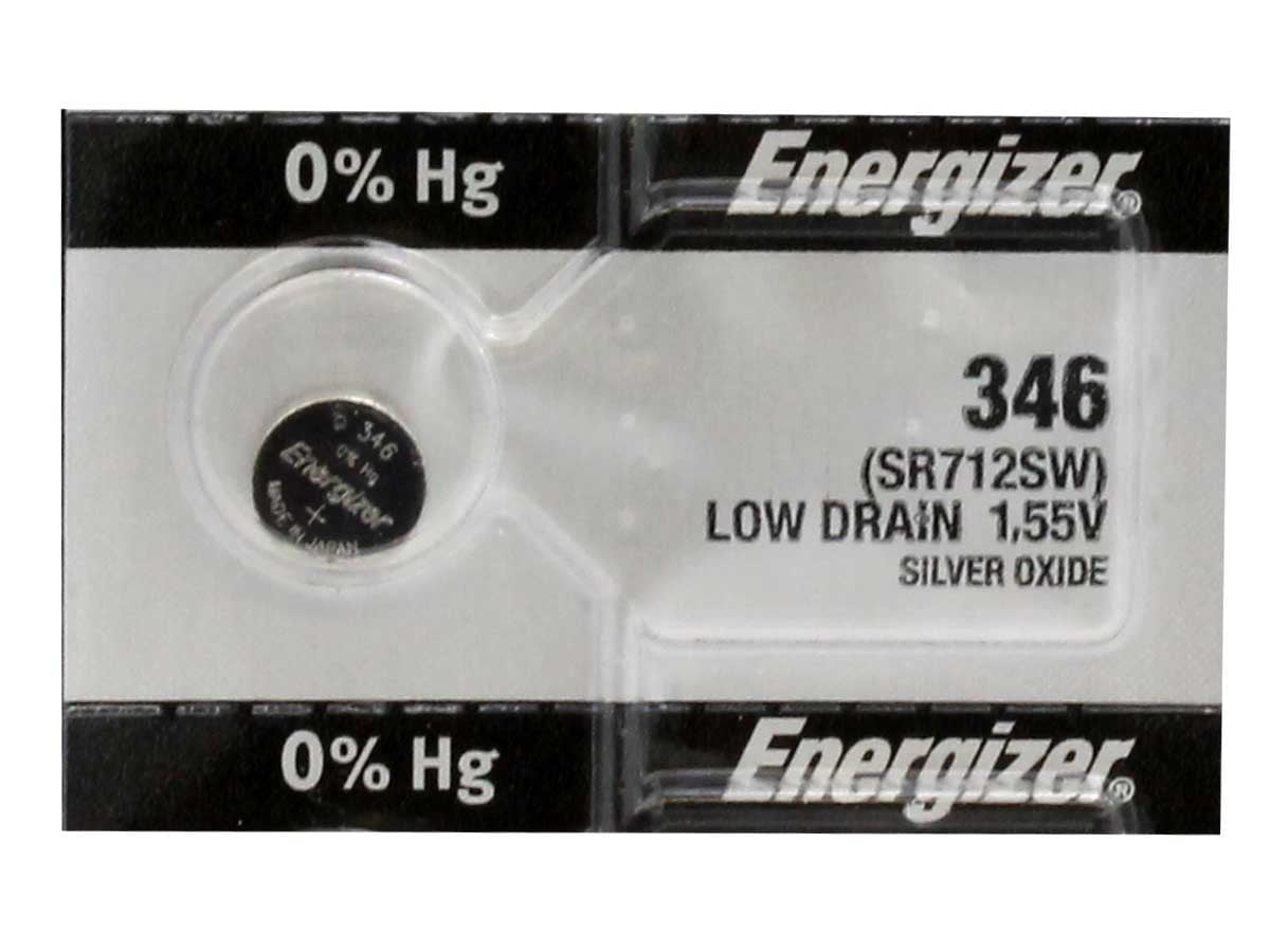 Pkg/(5) Type 346 Energizer Watch Batteries Tear Strip QWB346 - Walmart.com