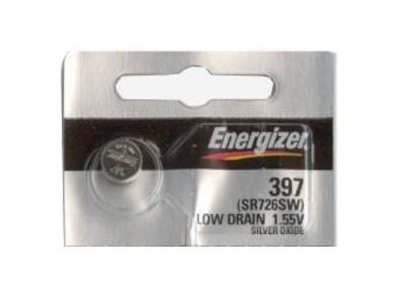 Pkg/(5) Type 397/396 Energizer Watch Batteries Tear Strip QWB397 ...