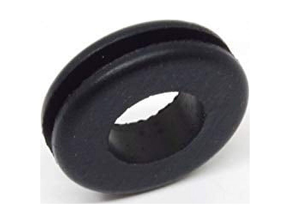 Pkg of 6 - Black SBR Rubber Push-in Grommet - Inner Diameter 1/2 ...