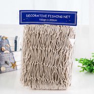2Mx1M Modern Nautical Decorative Fishing Net Seaside Beach Shell Party ...