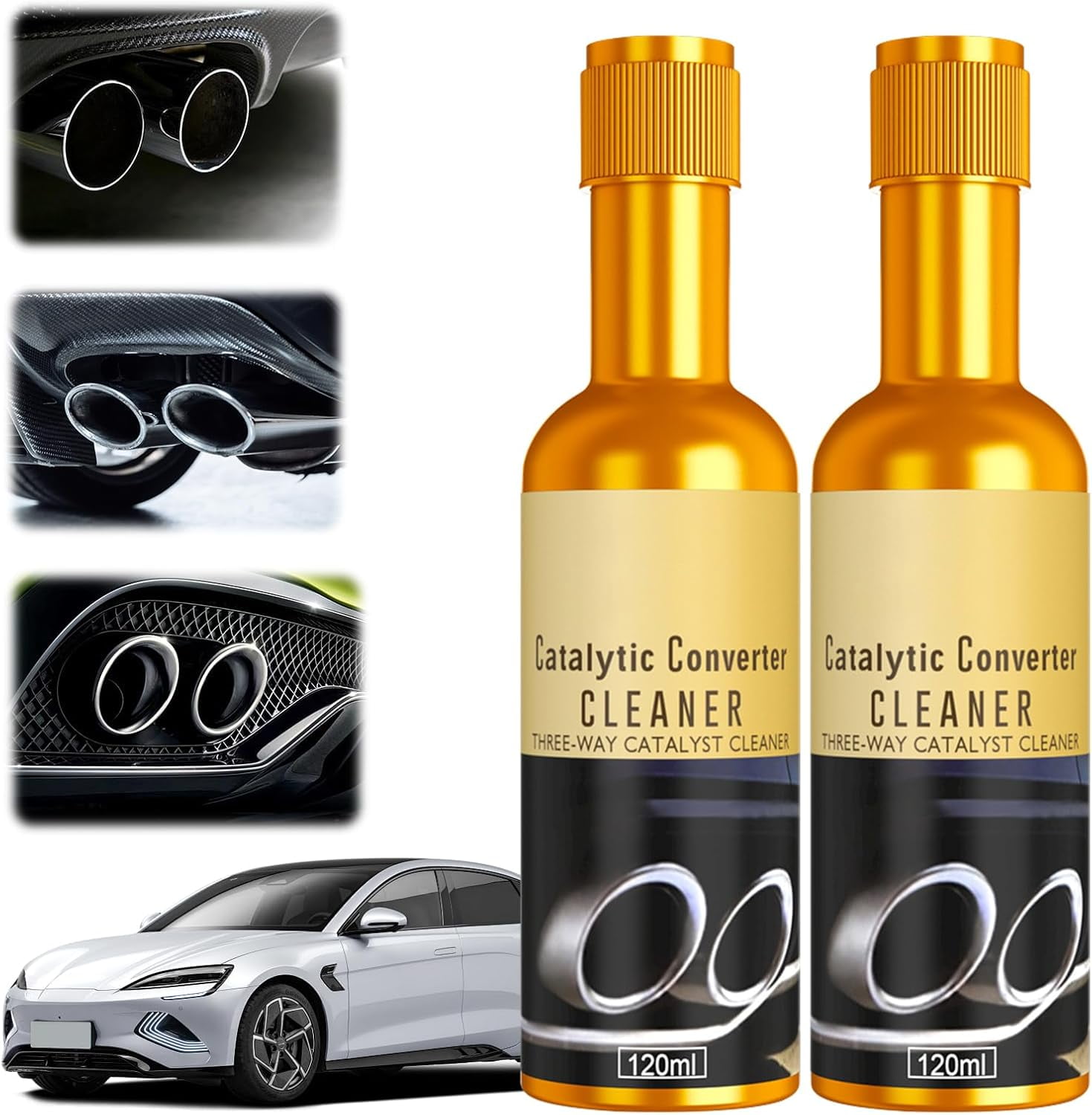 Pklyzj 2 Pcs Catalytic Converter Cleaner, Auto Parts Engine Cleaner 120 ...