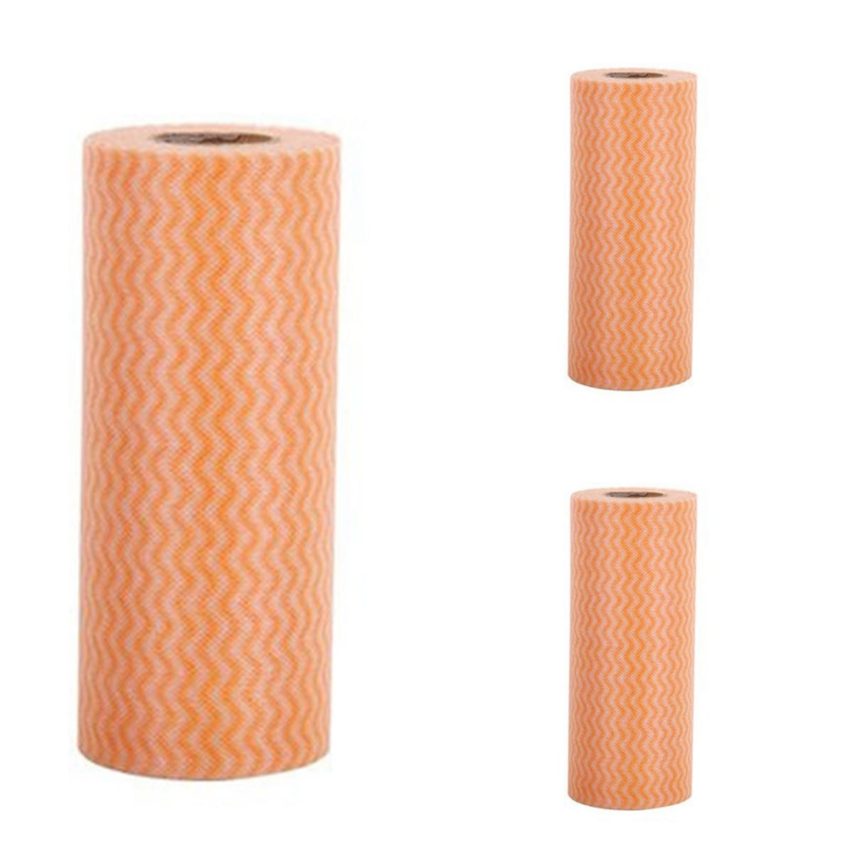 Pklyzj 3 Rolls Disposable Kitchen Cloth 120 Sheets Disposable Cleaning ...
