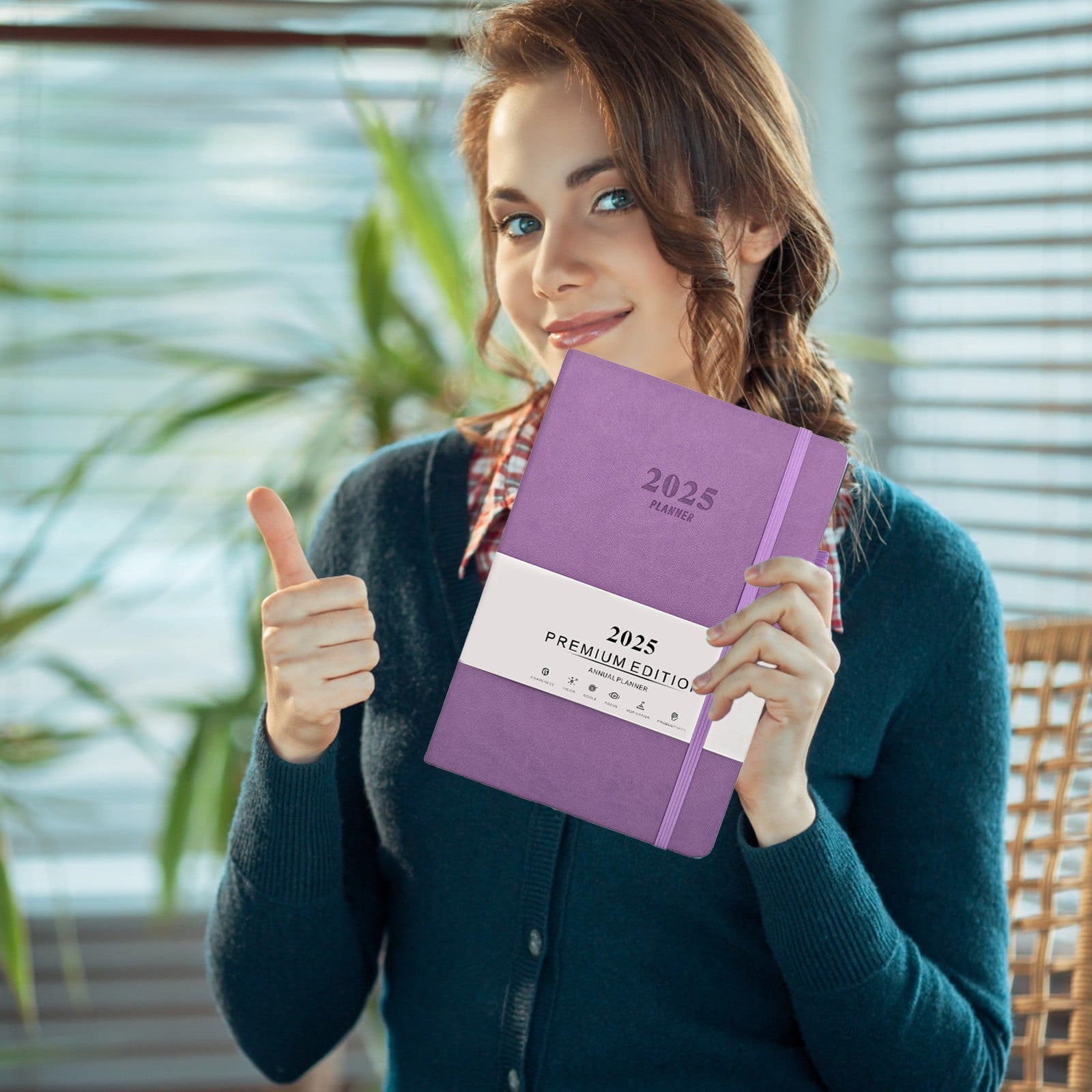 Pklyzj Clearance 2025 English Calendar 365 Days Daily Study Plan Office ...