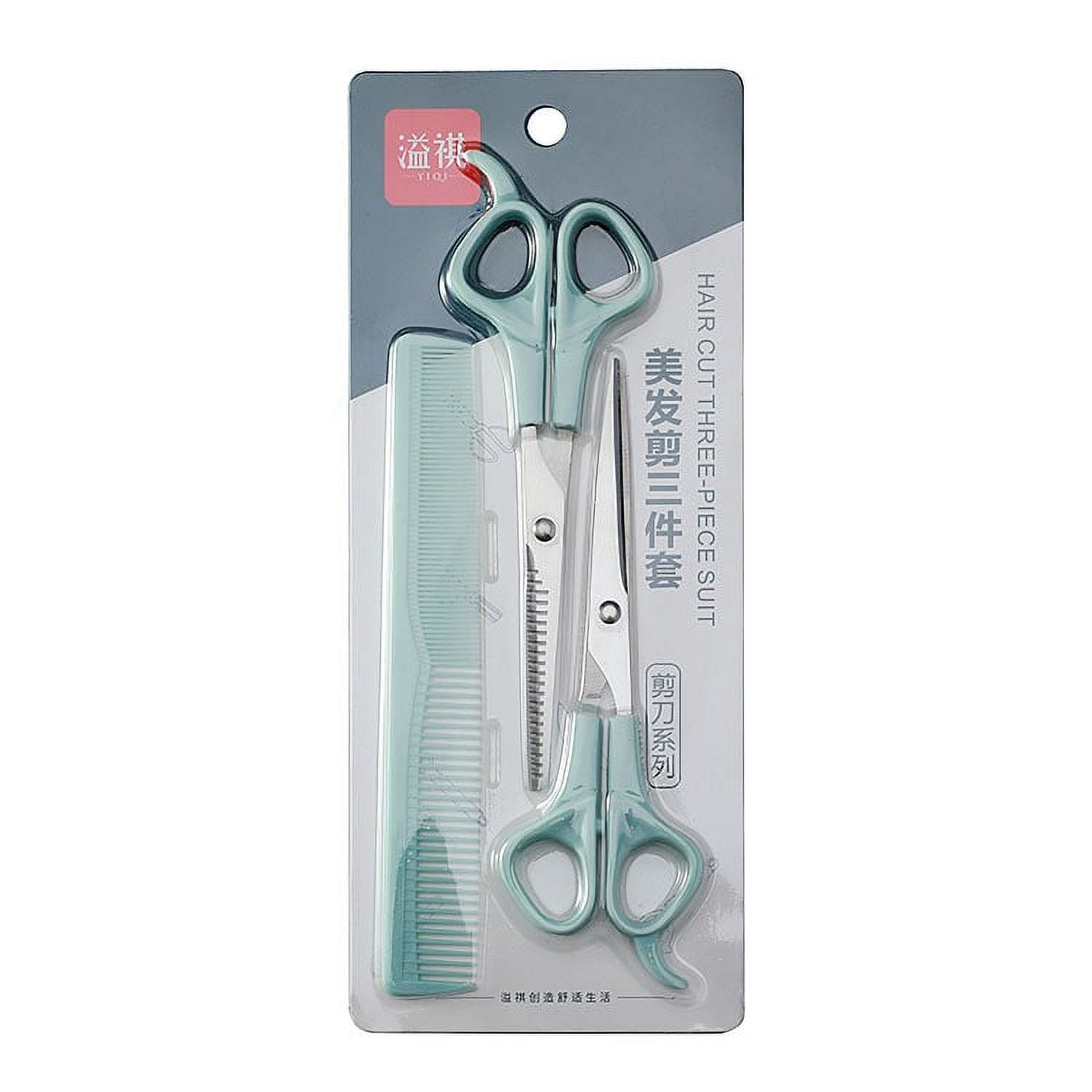 Pklyzj Deals,Hair Cutting Scissors Kit Bangs Cut Flat Cut Comb ...