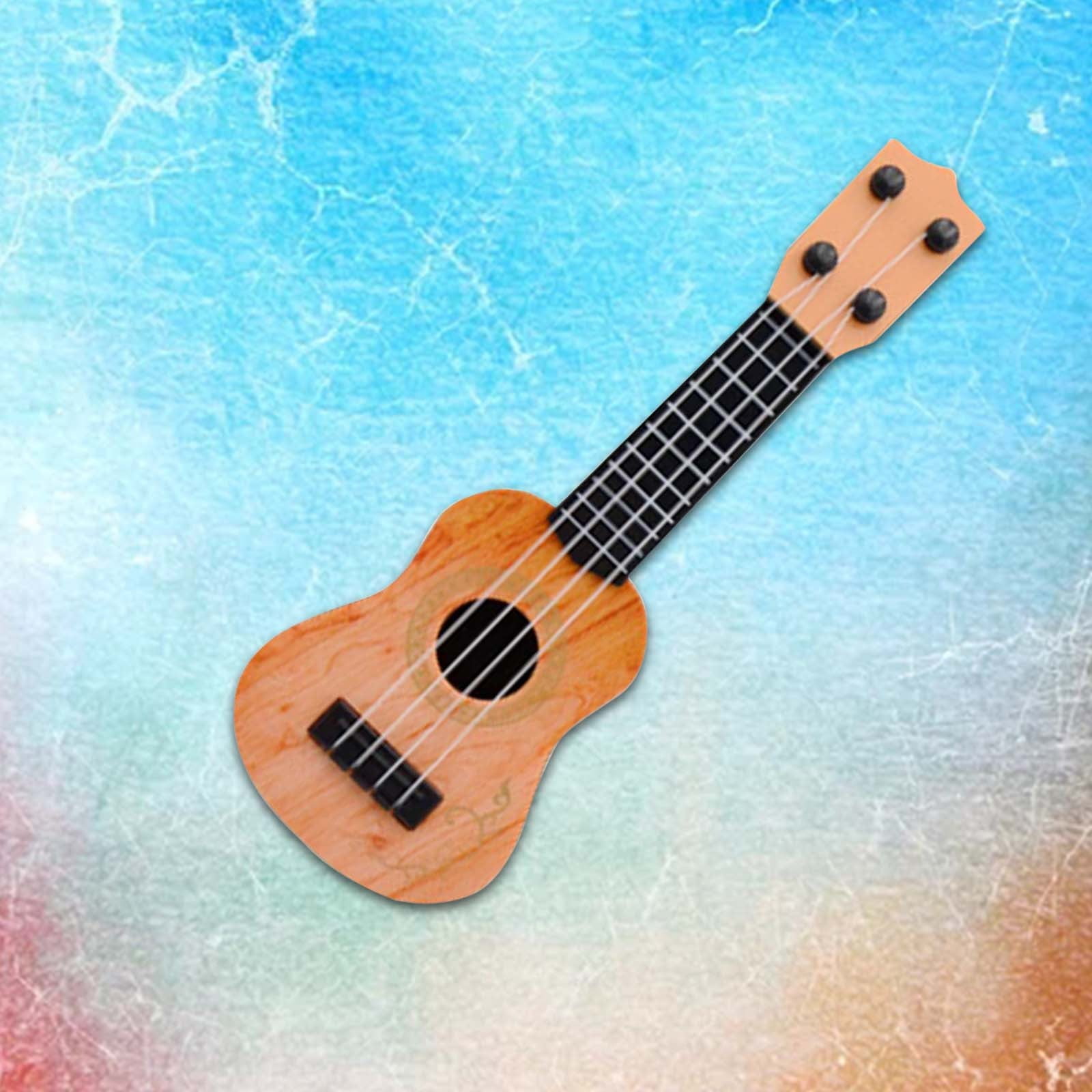 Pklyzj Kids Toy Guitar 10 Inch Ukulele Beginner Musical Instrument ...