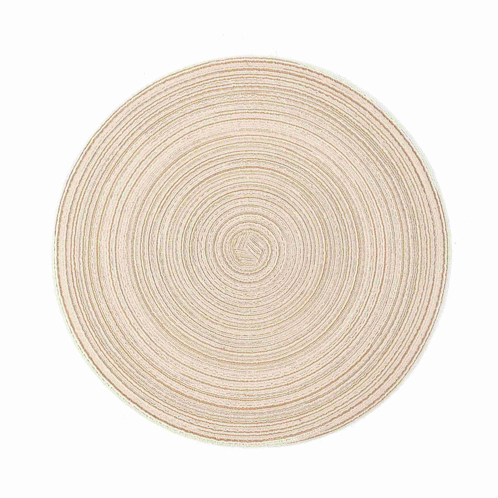Pklyzj Round Braided Placemats 14 Inch Round Cotton Placemats Rustic ...