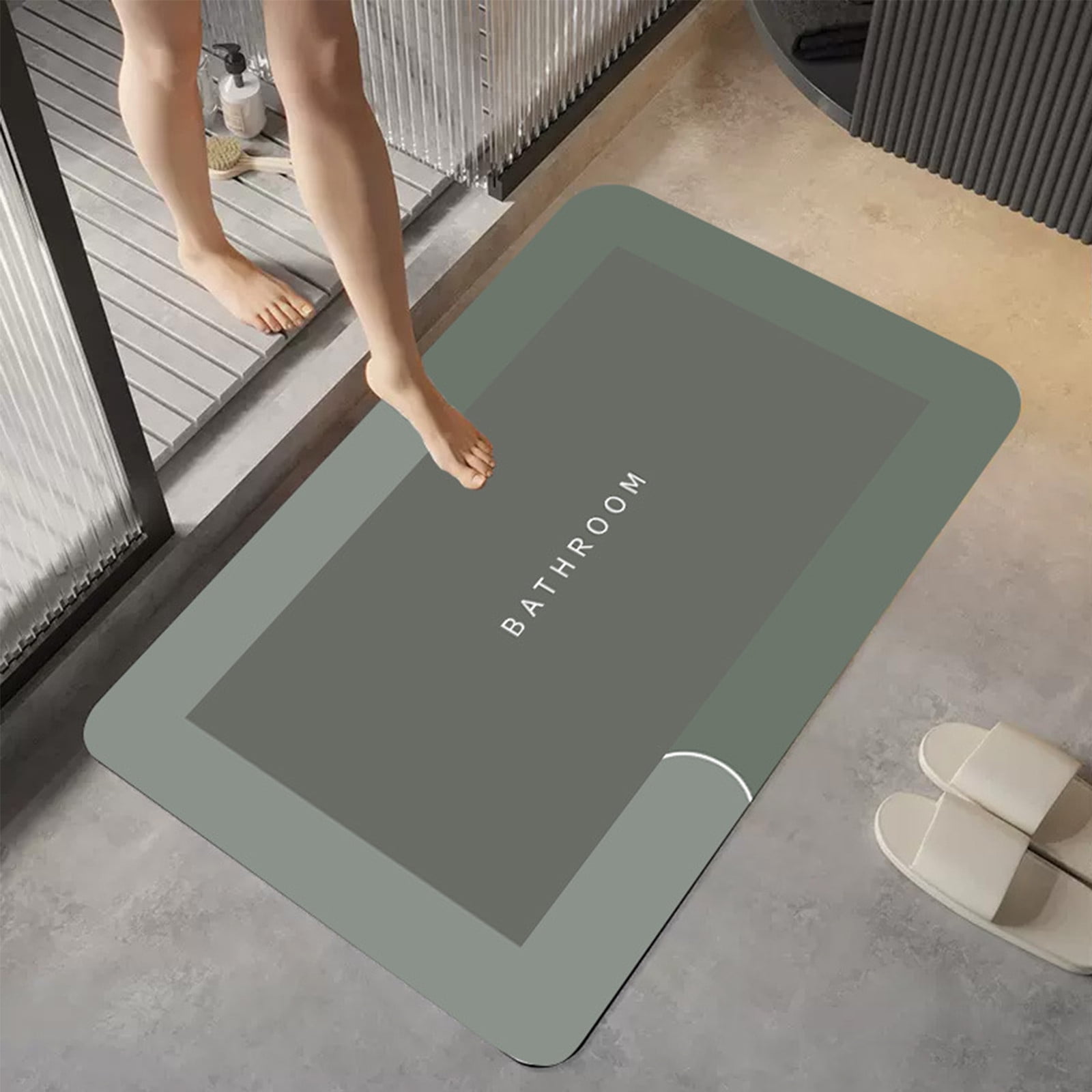 Pklyzj Summer Savings Clearance Bathroom Water Absorbent Floor Mats ...