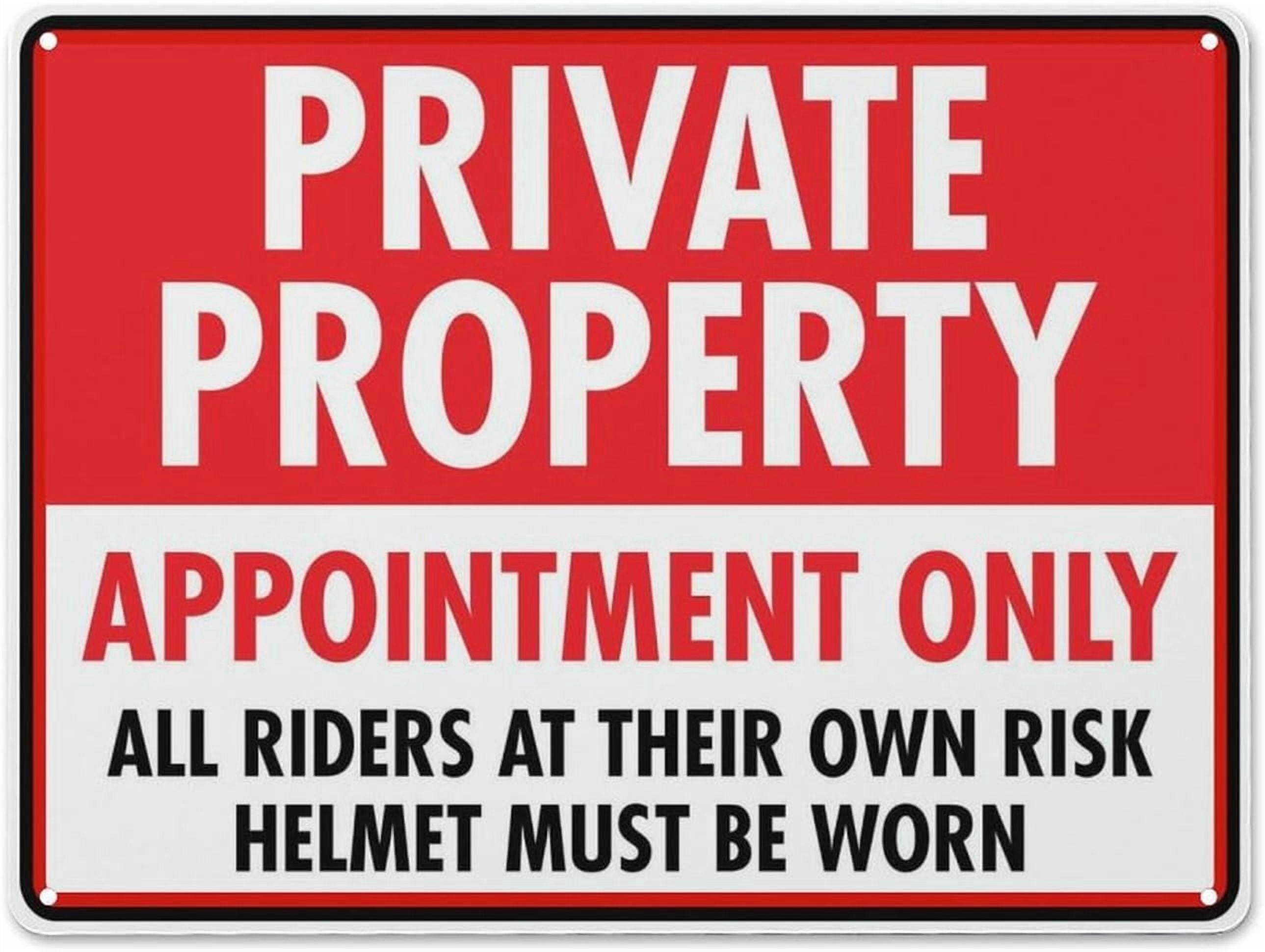 Placards Of Metal Private Parking Violators Towed At Vehicle Owners ...