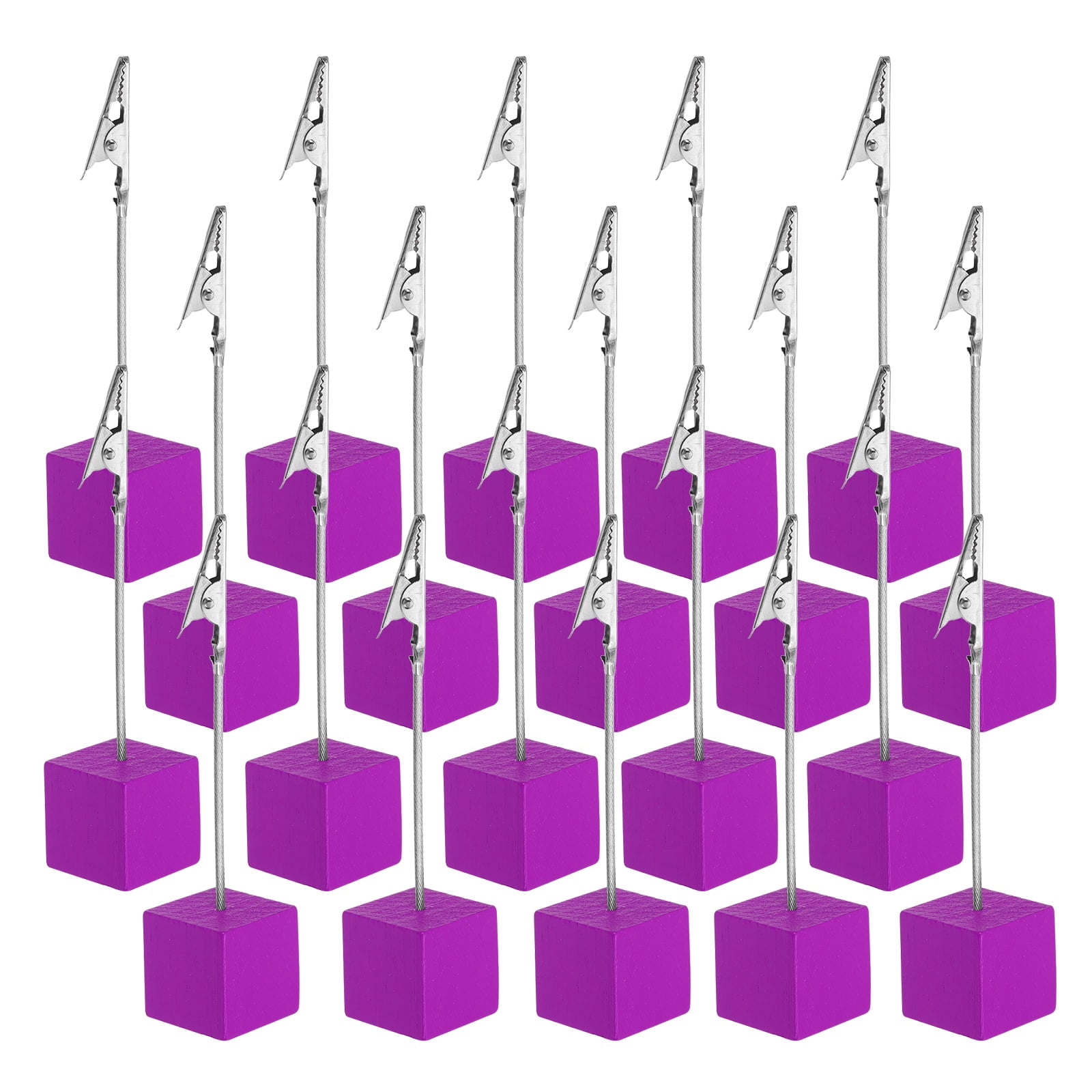 Place Card Holder, 20Pcs Memo Clip Holder Stand with Alligator Clasp ...