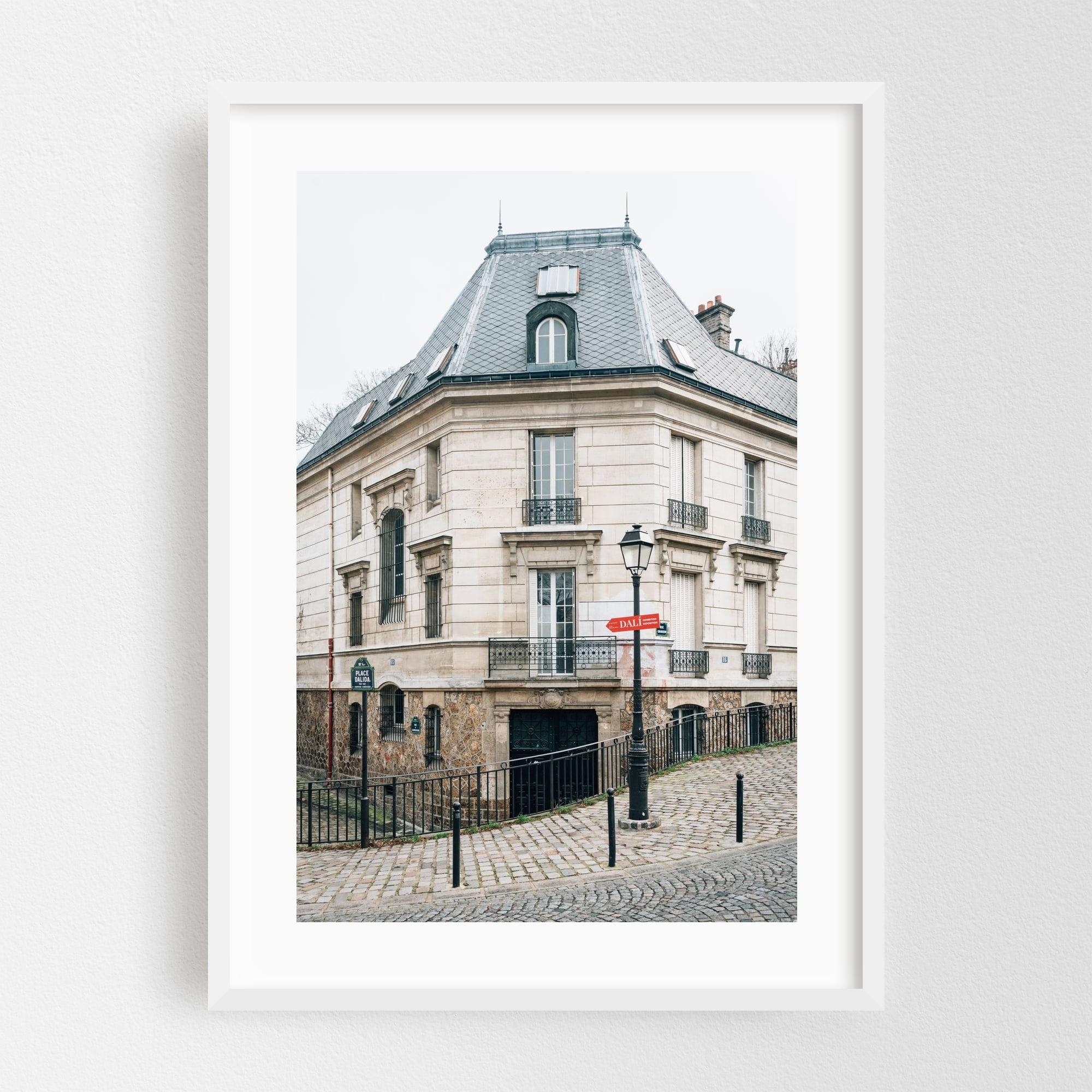 Place Dalida - Paris Île-de-France France Photography White Framed Wall ...