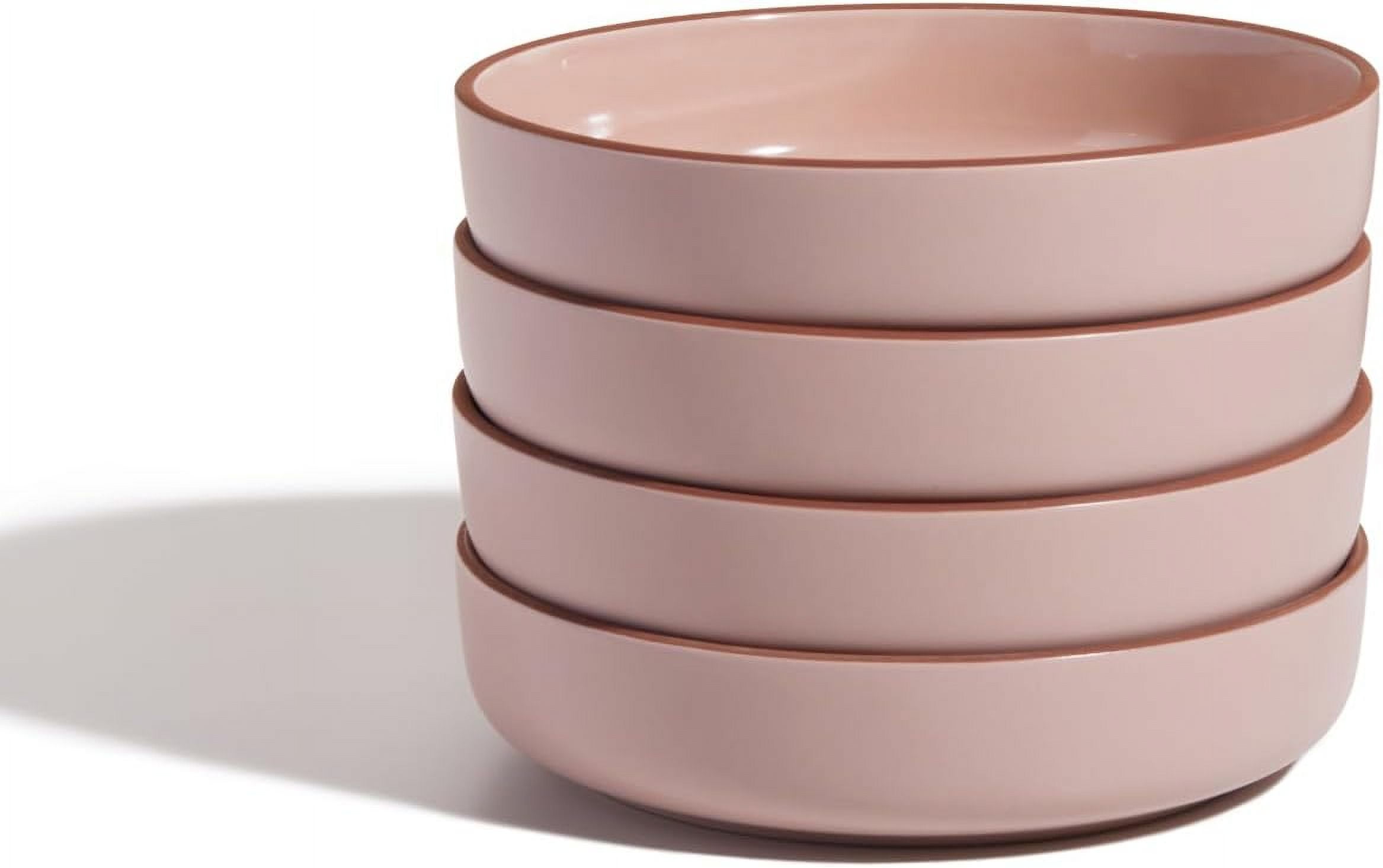 Our Place Dinner Bowls - Set of Four 8.5" Handcrafted Ceramic Pasta ...