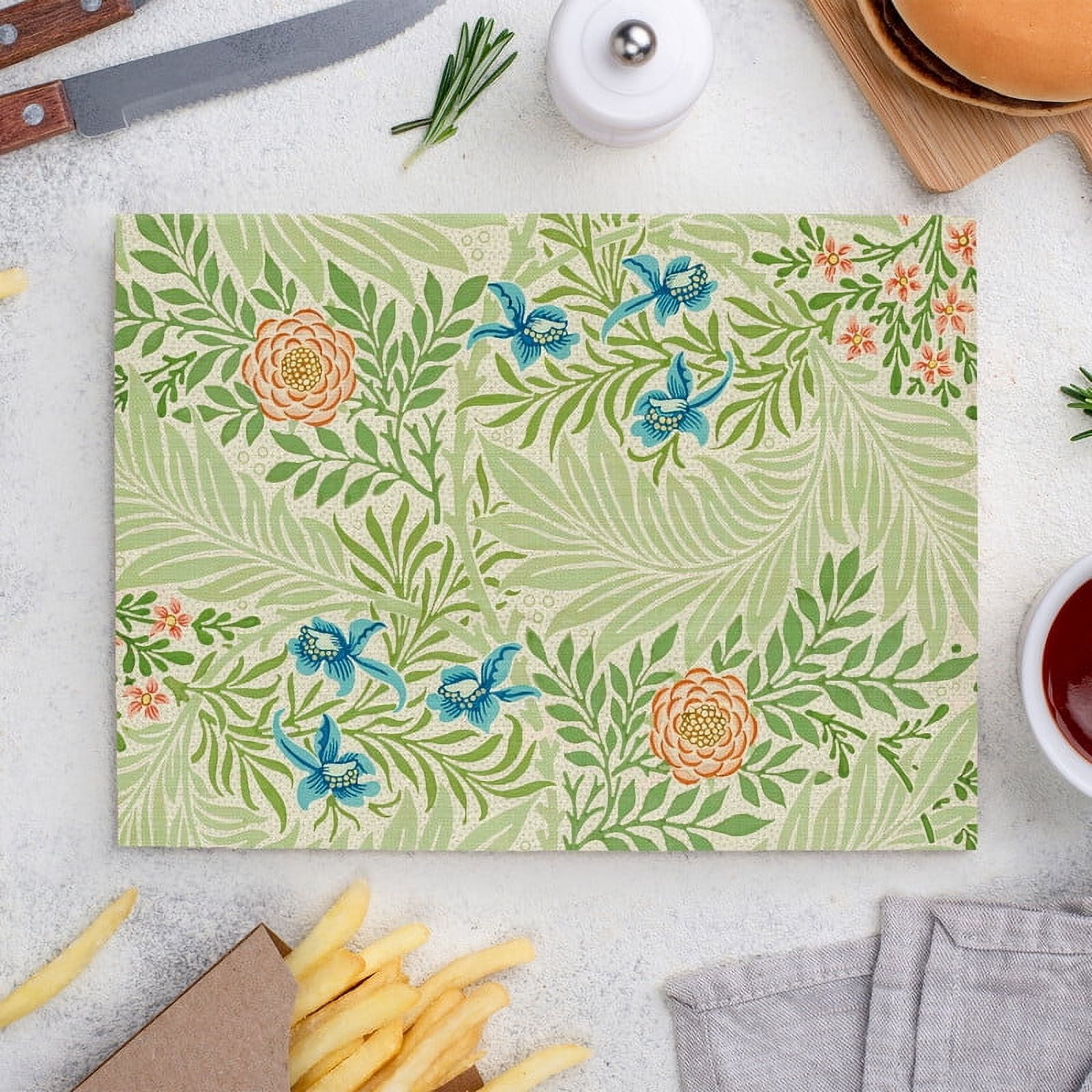 Place Mats Set,Decorative Table Place Mats For For In Door Dinning,Heat ...