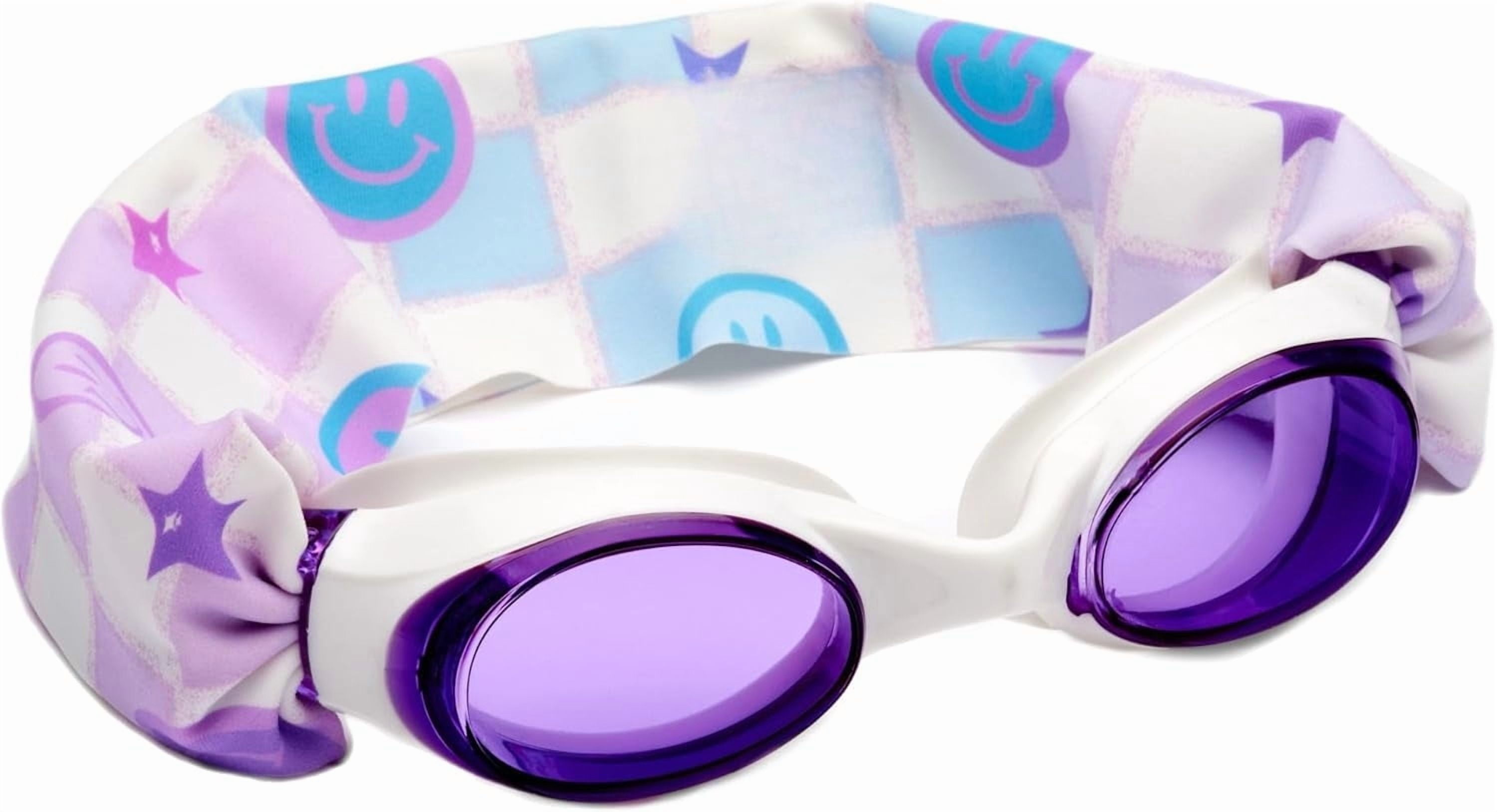 Place SWIM GOGGLES with Fabric Strap - Adult & Kids Swim Goggles ...