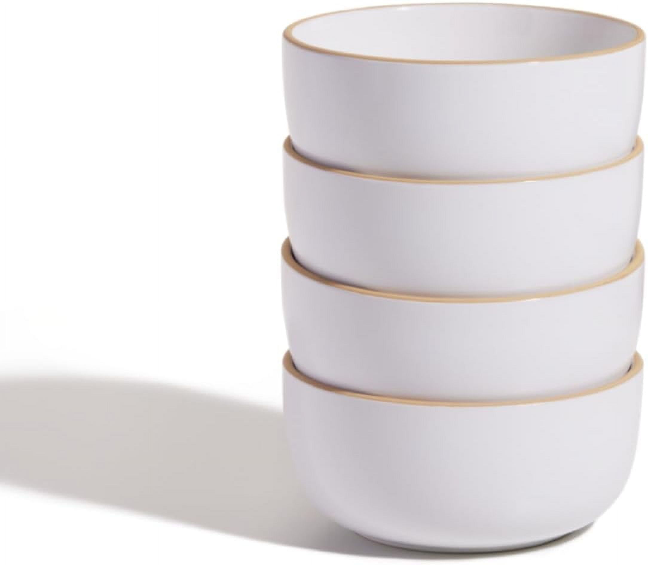 Our Place Soup Bowls - Set of Four 6” Handcrafted Ceramic Bowls ...