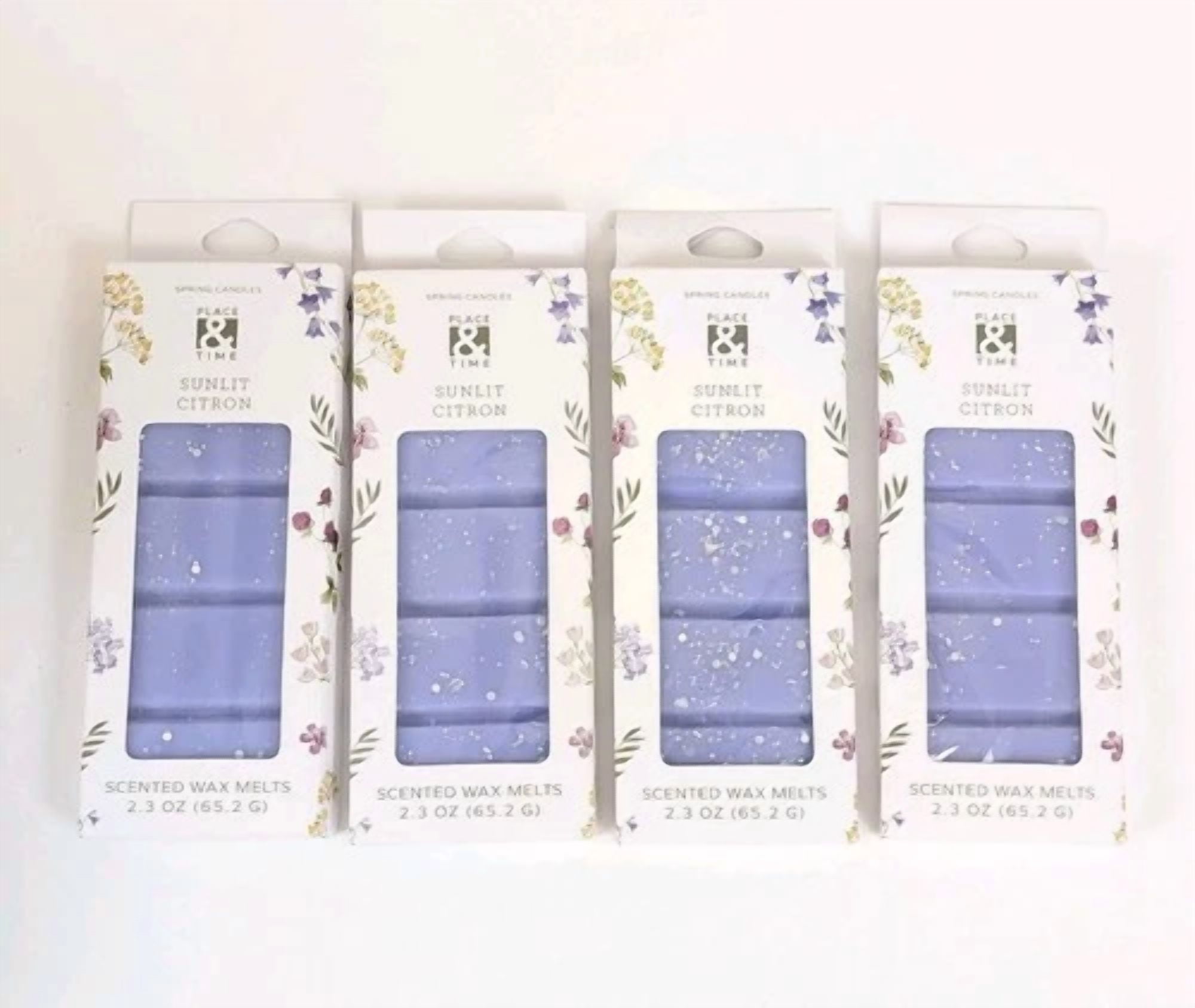 Place & Time Sunlit Citron Wax Melts 2.3 Oz Citrus Herbal Citron Musk 4 Pack New - Walmart.com