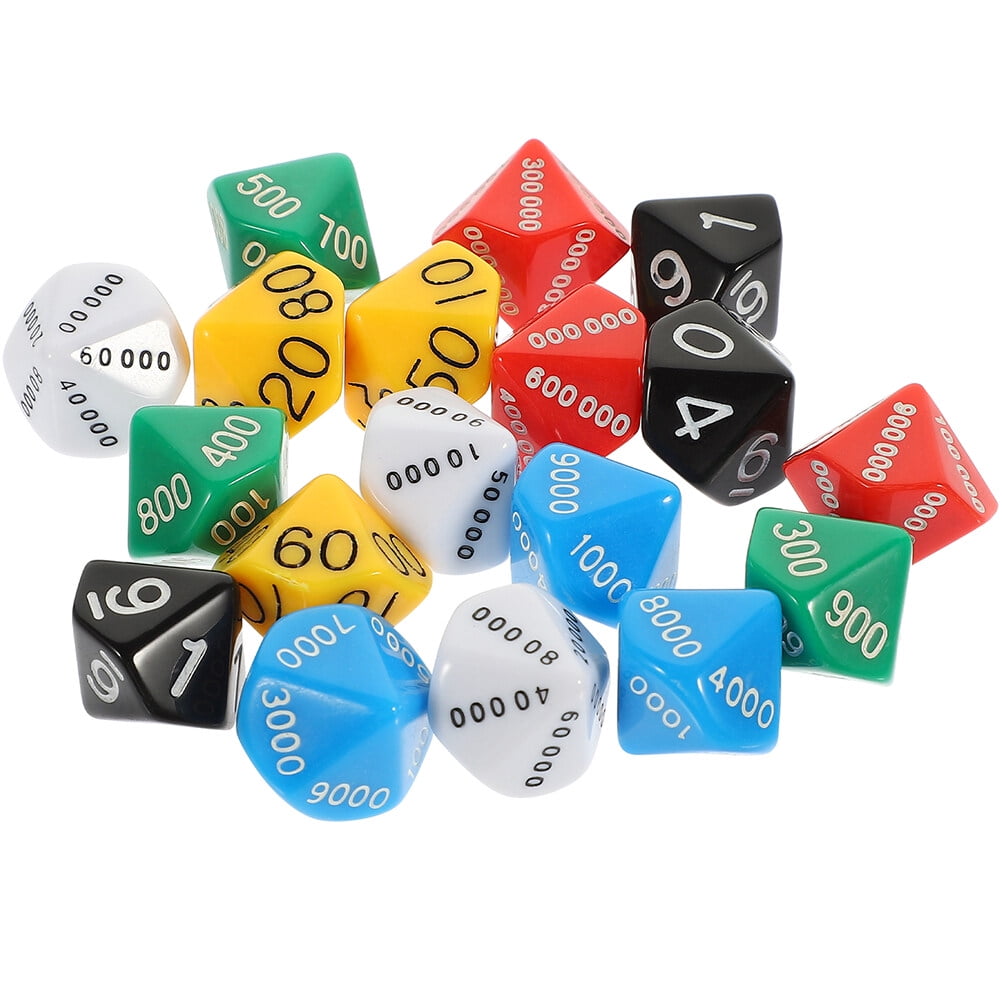 Place Value Dice 24pcs Gaming Dice With Numbers Place Value Dice Bar ...