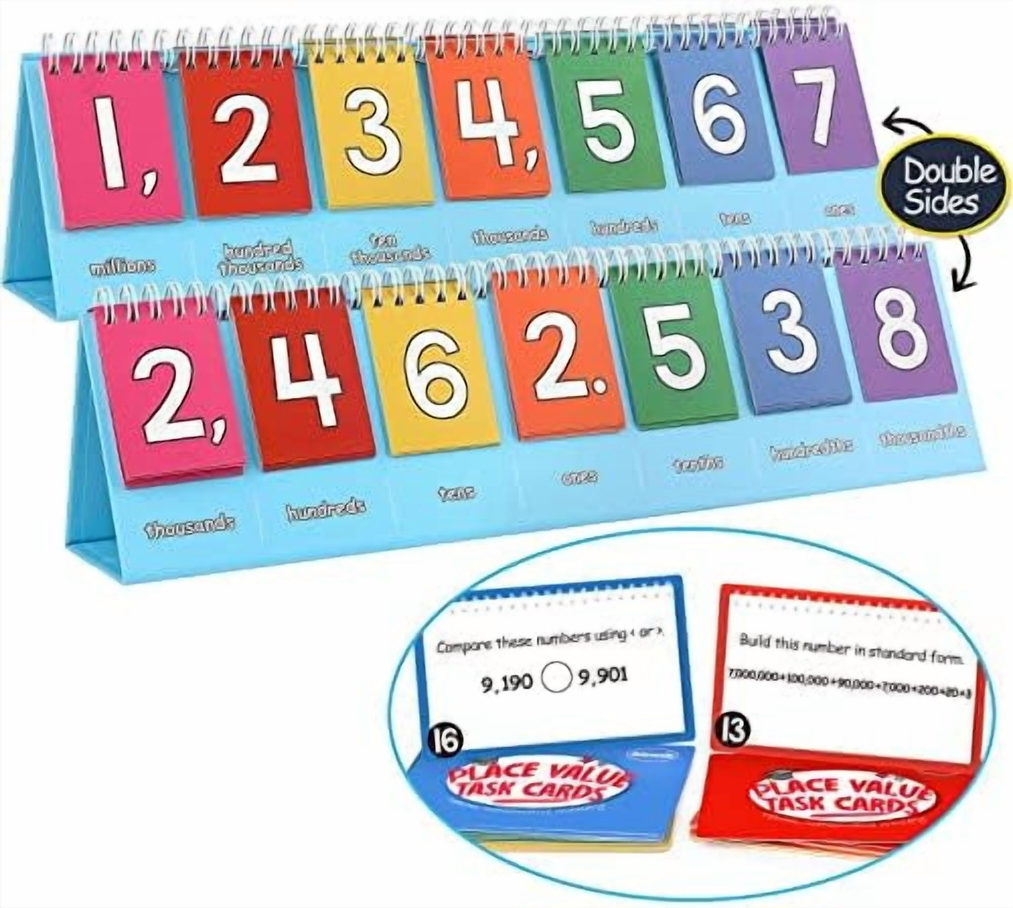 Place Value Flip Chart - Math Manipulatives K-3 for Elementary ...