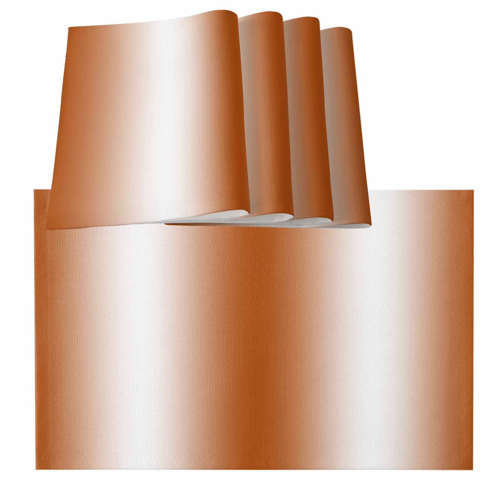 Placemats for Dinning Table Set of 12, Orange White Ombre Farmhouse ...