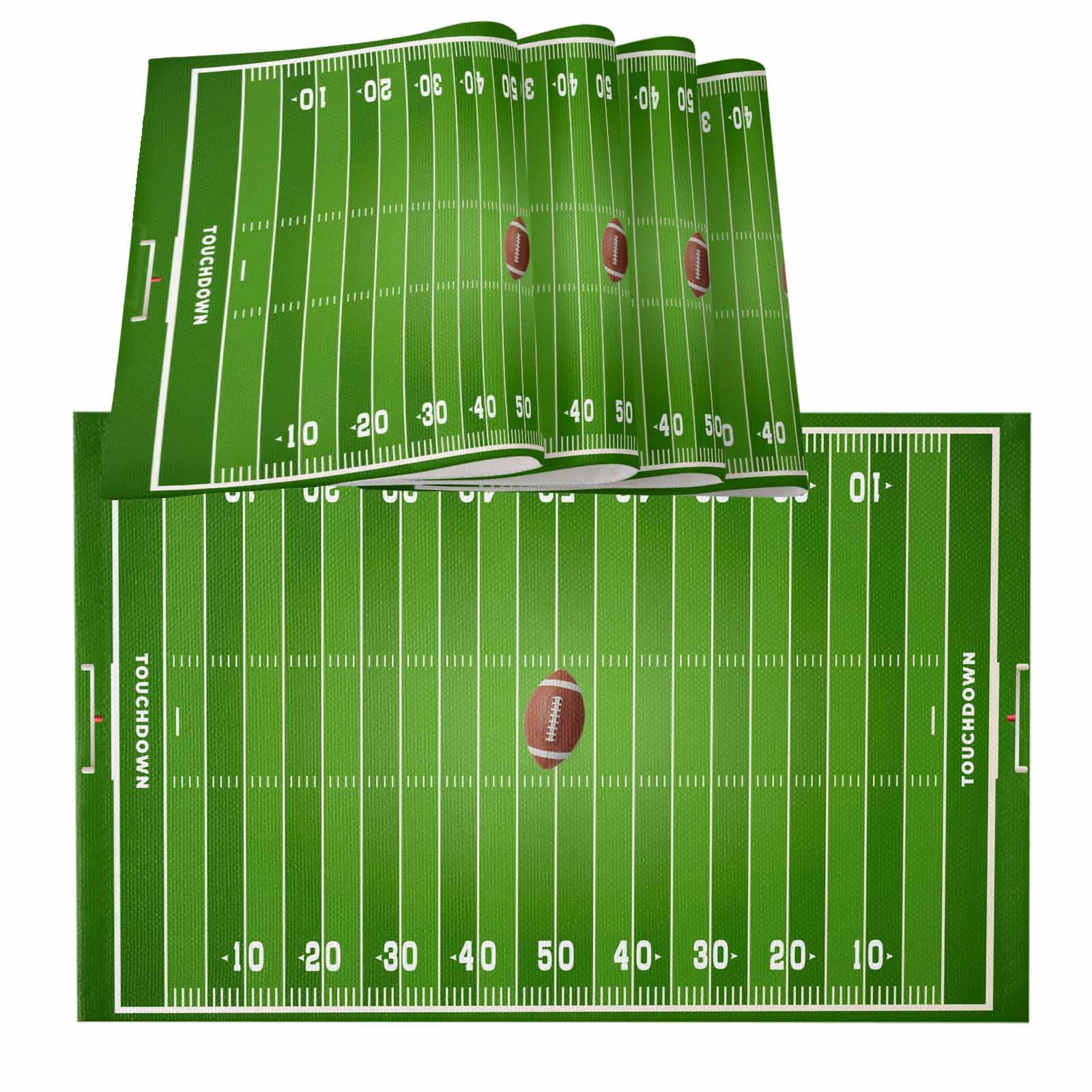 Placemats for Dinning Table Set of 12, Rugby Sport American Football ...