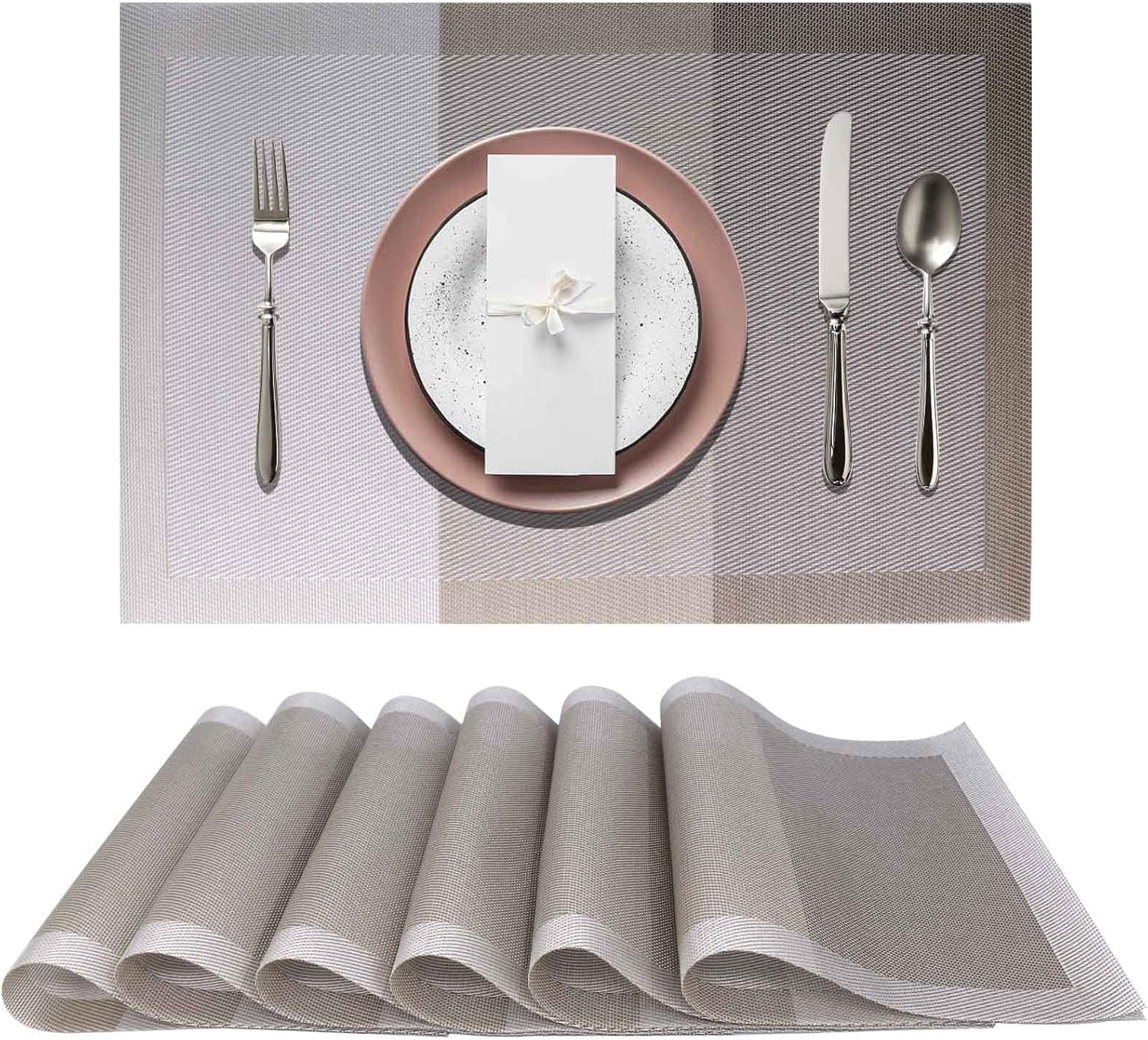 Placemats, Placemats for Dining Table, Heat Resistant Place Mats for ...