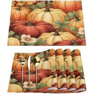 Non-Slip Maple Leaf Placemats Bowl Mats Durable Table Decoration for ...