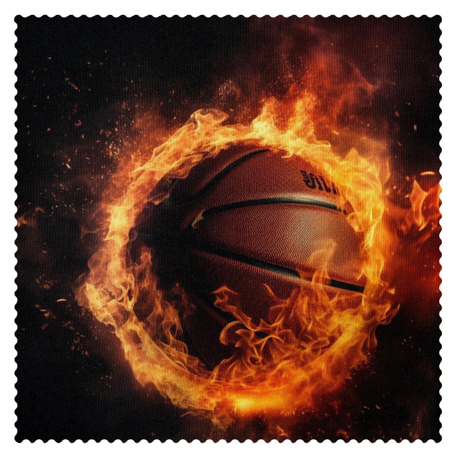 Placemats Set of 1,Washable Place Mats for Dining Table,Flame and Retro ...