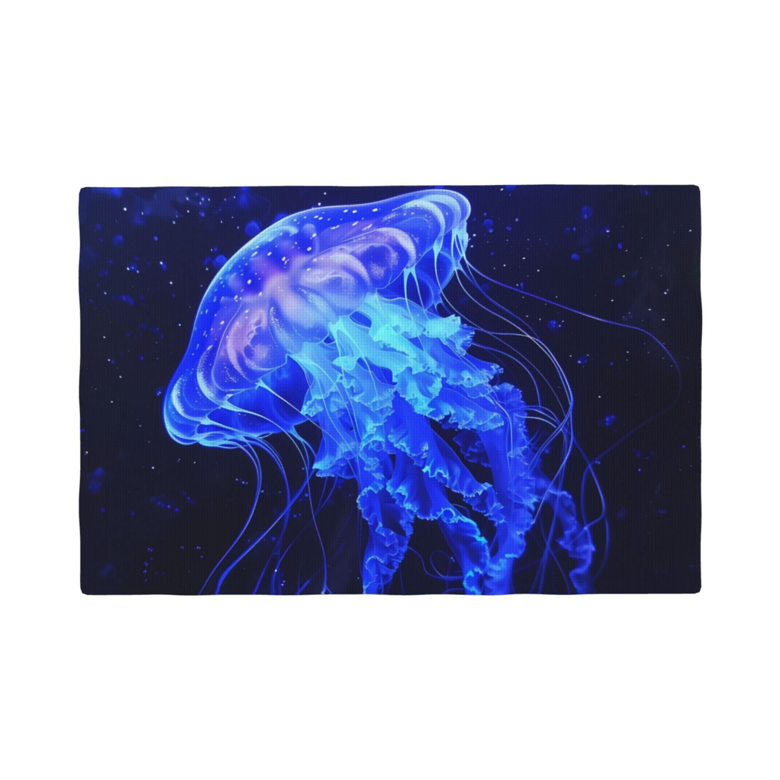 Placemats Set of 4, Floating Space Jellyfish Place mats for Dining ...