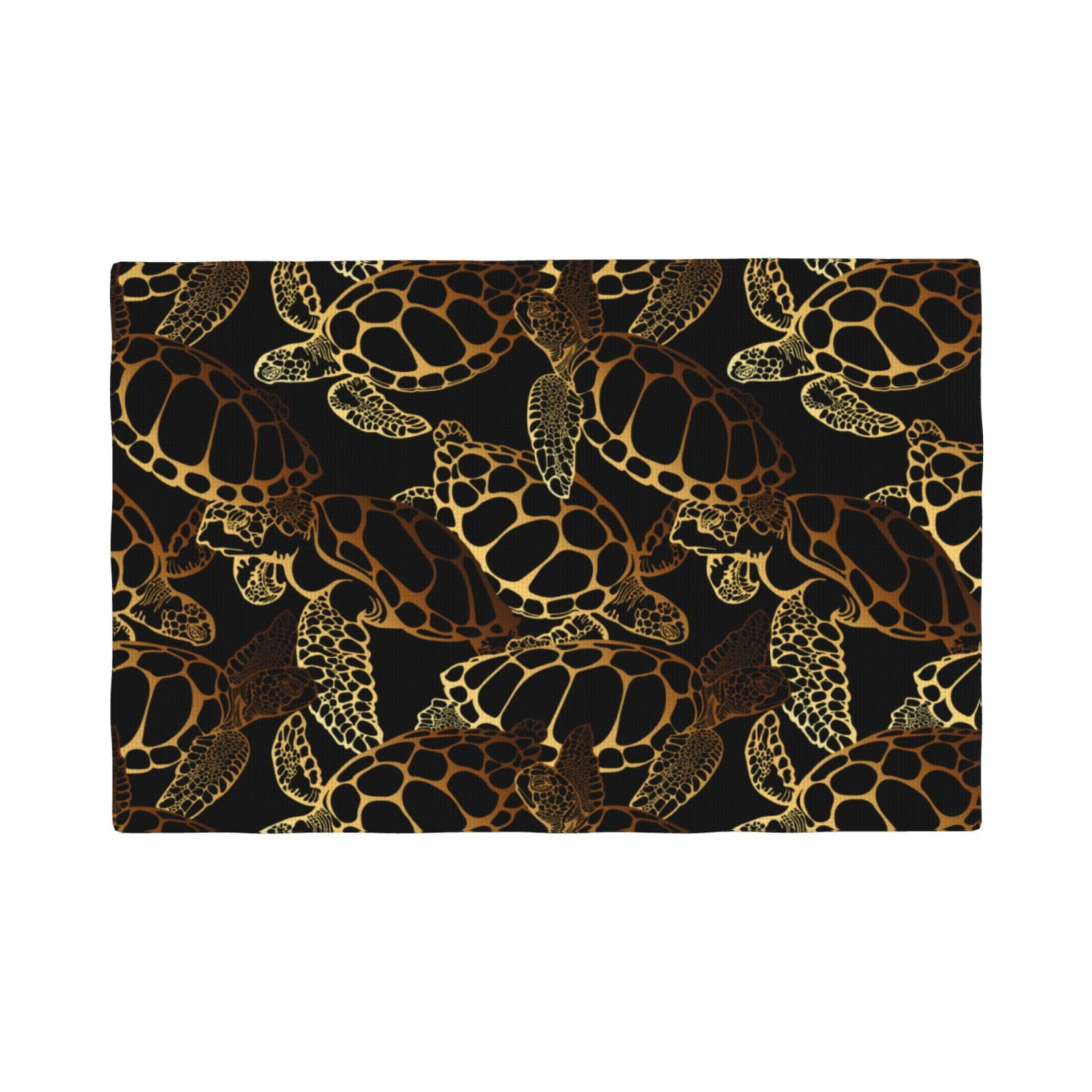 Placemats Set of 4, Sea Turtle With Ocean Place mats for Dining Table ...