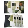 Placemats Set of 4 Street Art Non-Slip Place Mat Modern Art Table Mats ...