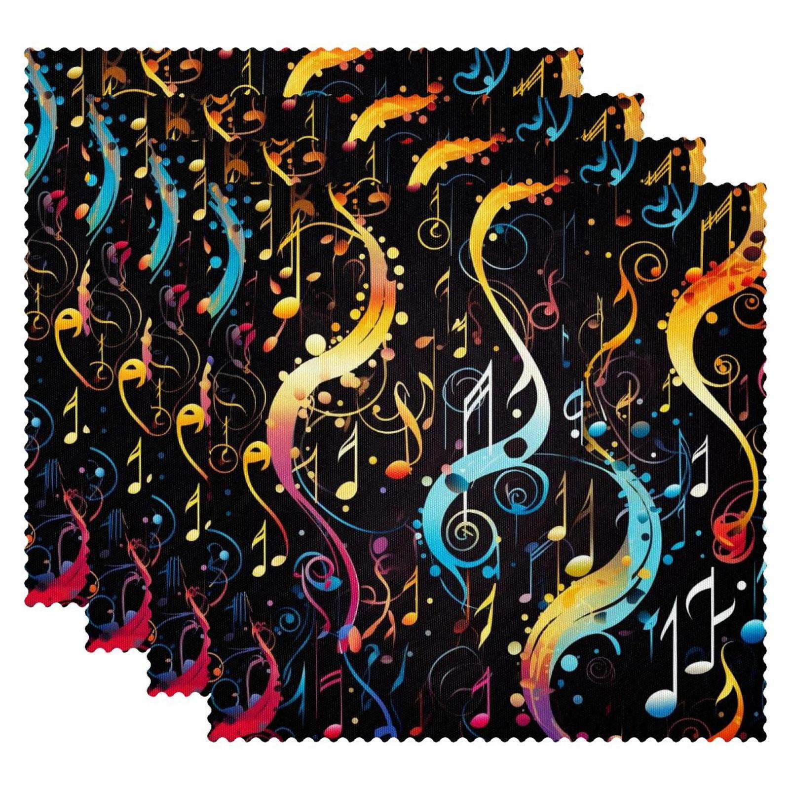 Placemats, Set of 4 Table Mats for Dining Tables, 12×12 Inches Anti ...