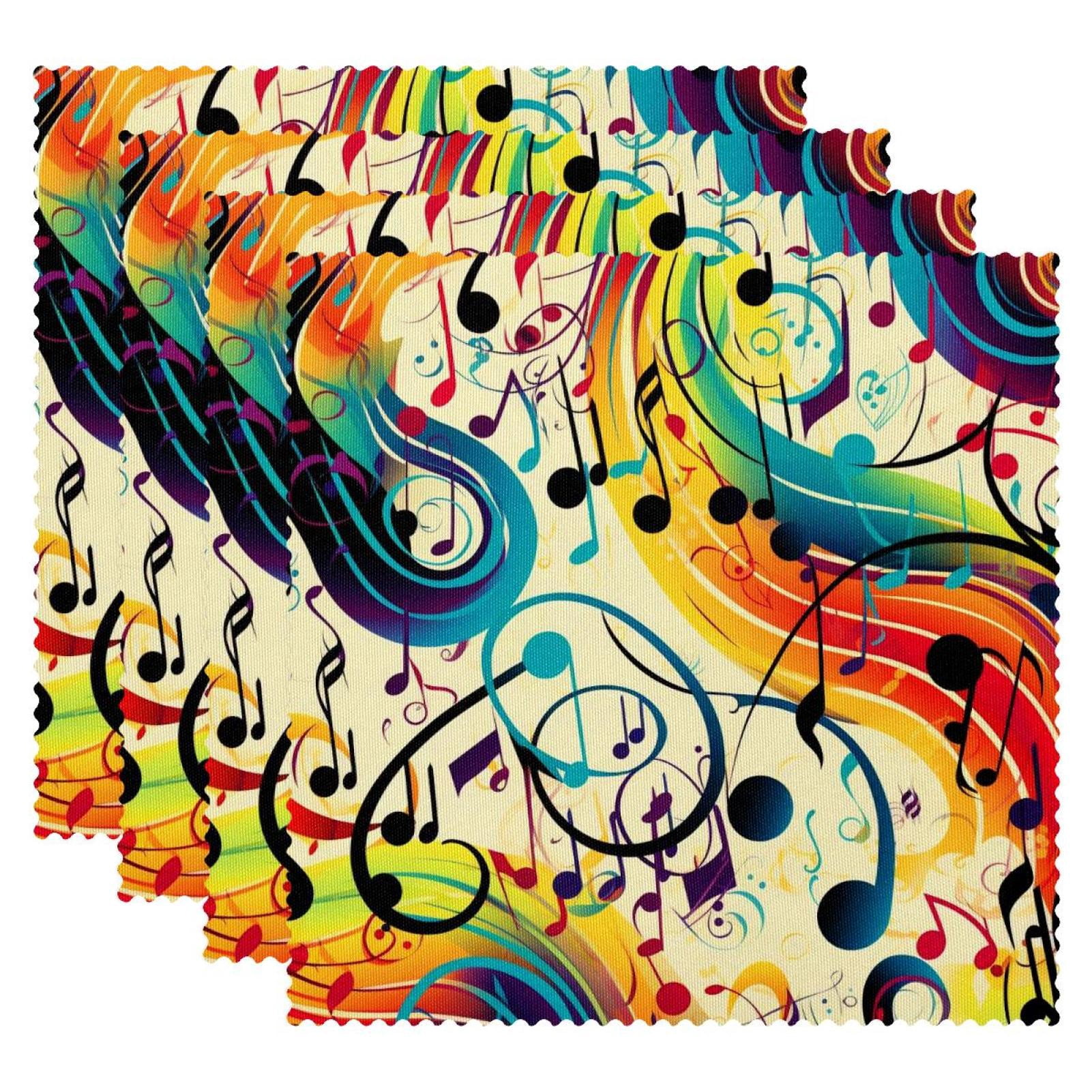 Placemats, Set of 4 Table Mats for Dining Tables, 12×12 Inches Anti ...