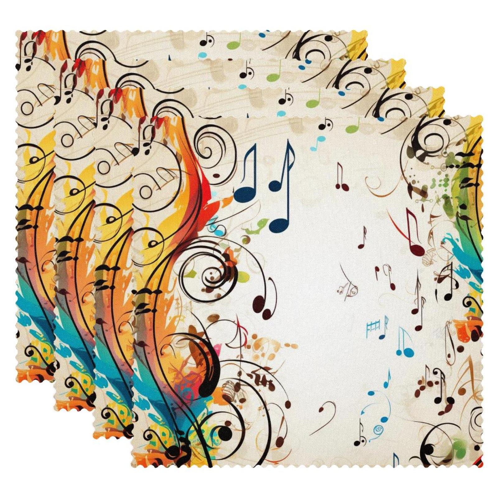 Placemats, Set of 4 Table Mats for Dining Tables, 12×12 Inches Anti ...