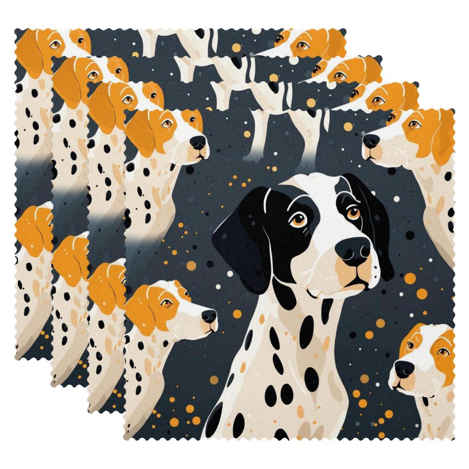 Placemats, Set of 4 Table Mats for Dining Tables, 12×12 Inches Anti ...