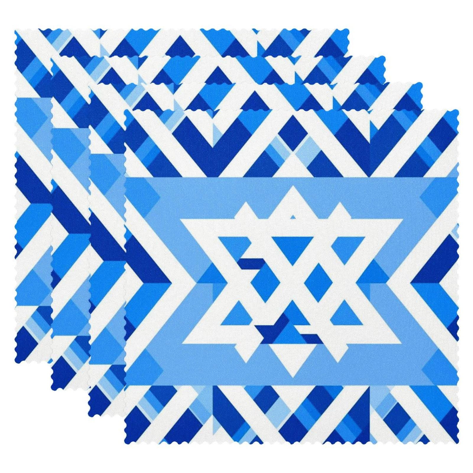 Placemats, Set of 4 Table Mats for Dining Tables, 12×12 Inches Anti ...