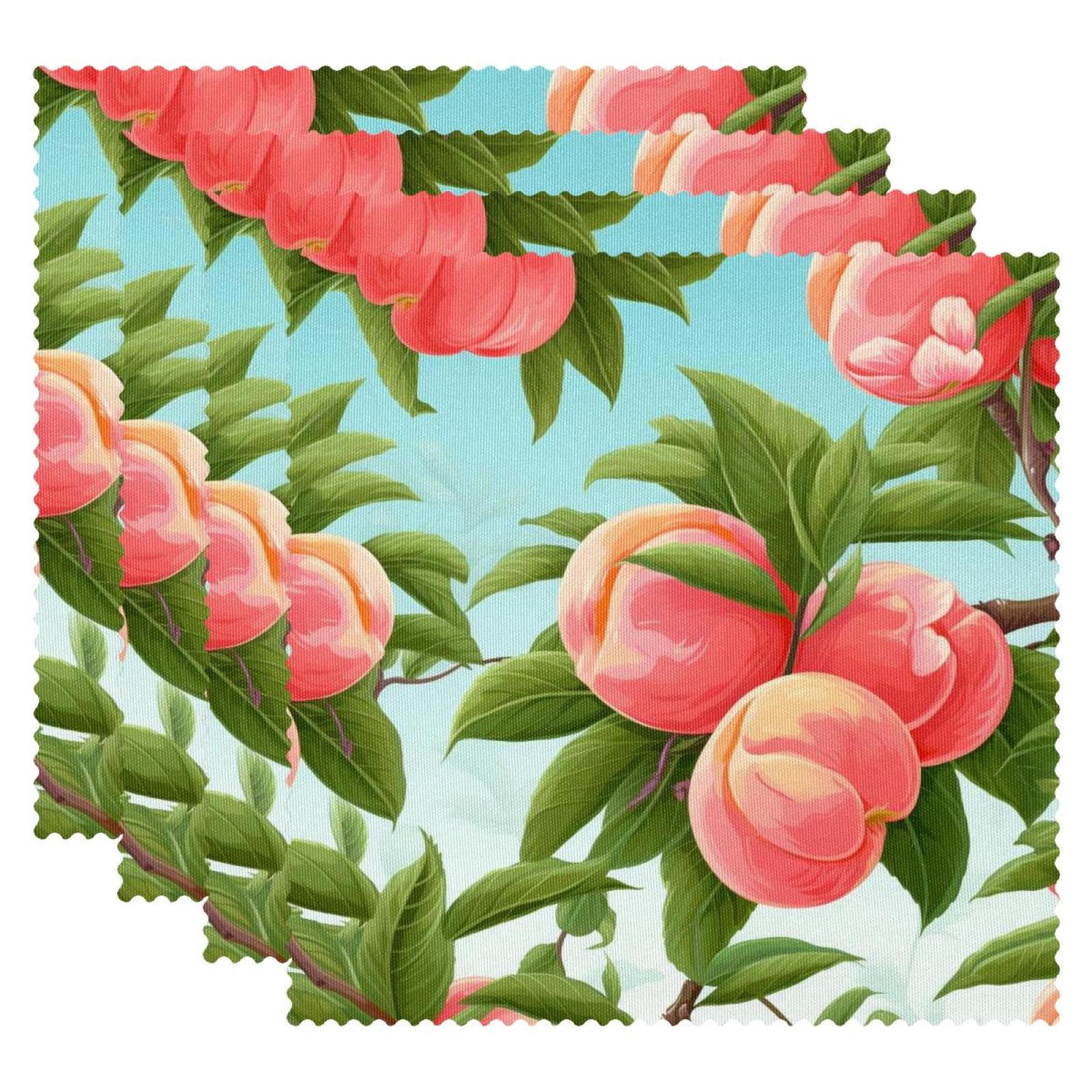 Placemats, Set of 4 Table Mats for Dining Tables, 12×12 Inches Anti ...