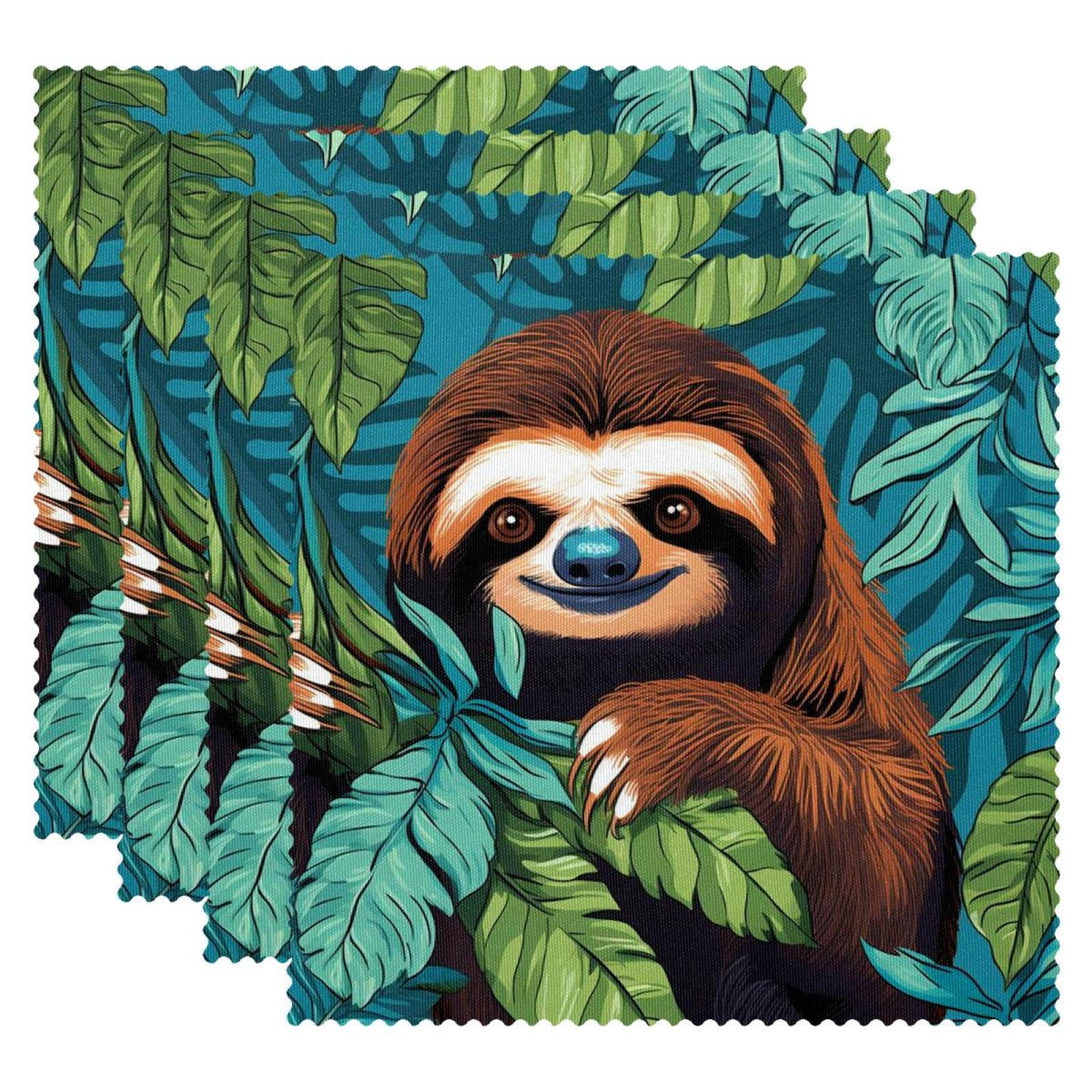 Placemats, Set of 4 Table Mats for Dining Tables, 12×12 Inches Anti ...