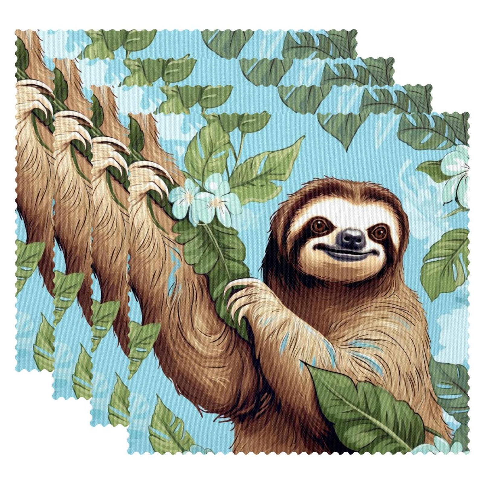 Placemats, Set of 4 Table Mats for Dining Tables, 12×12 Inches Anti ...