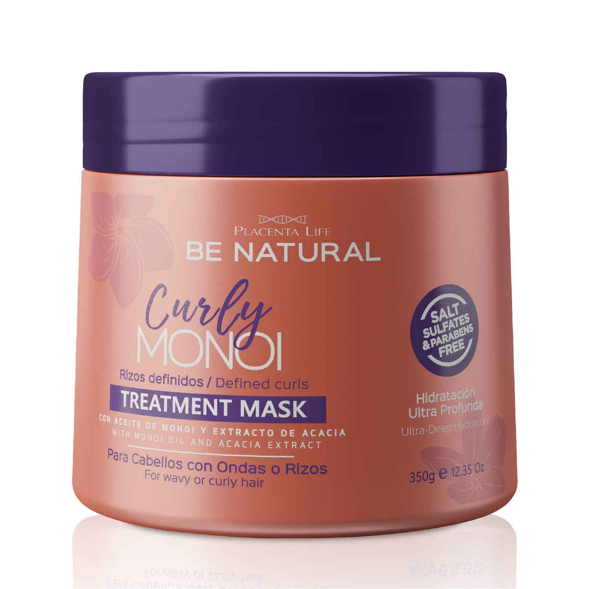 Placenta Life Be Natural CURLY MONOI Mask. Split Ends Repair ...