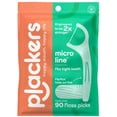 Plackers Micro Mint Dental Flossers (Pack of 5) - Walmart.com