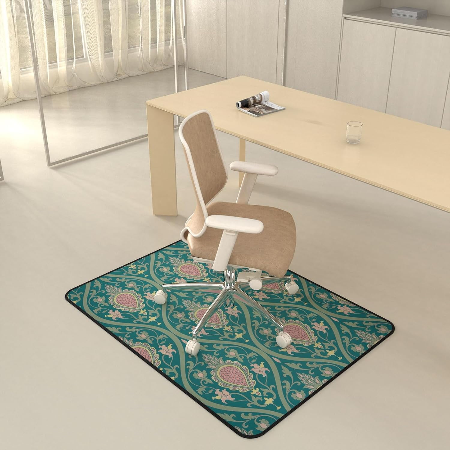 Placoot Heavy Duty Office Chair Mat for Carpet & Hardwood Floors, 48" x ...