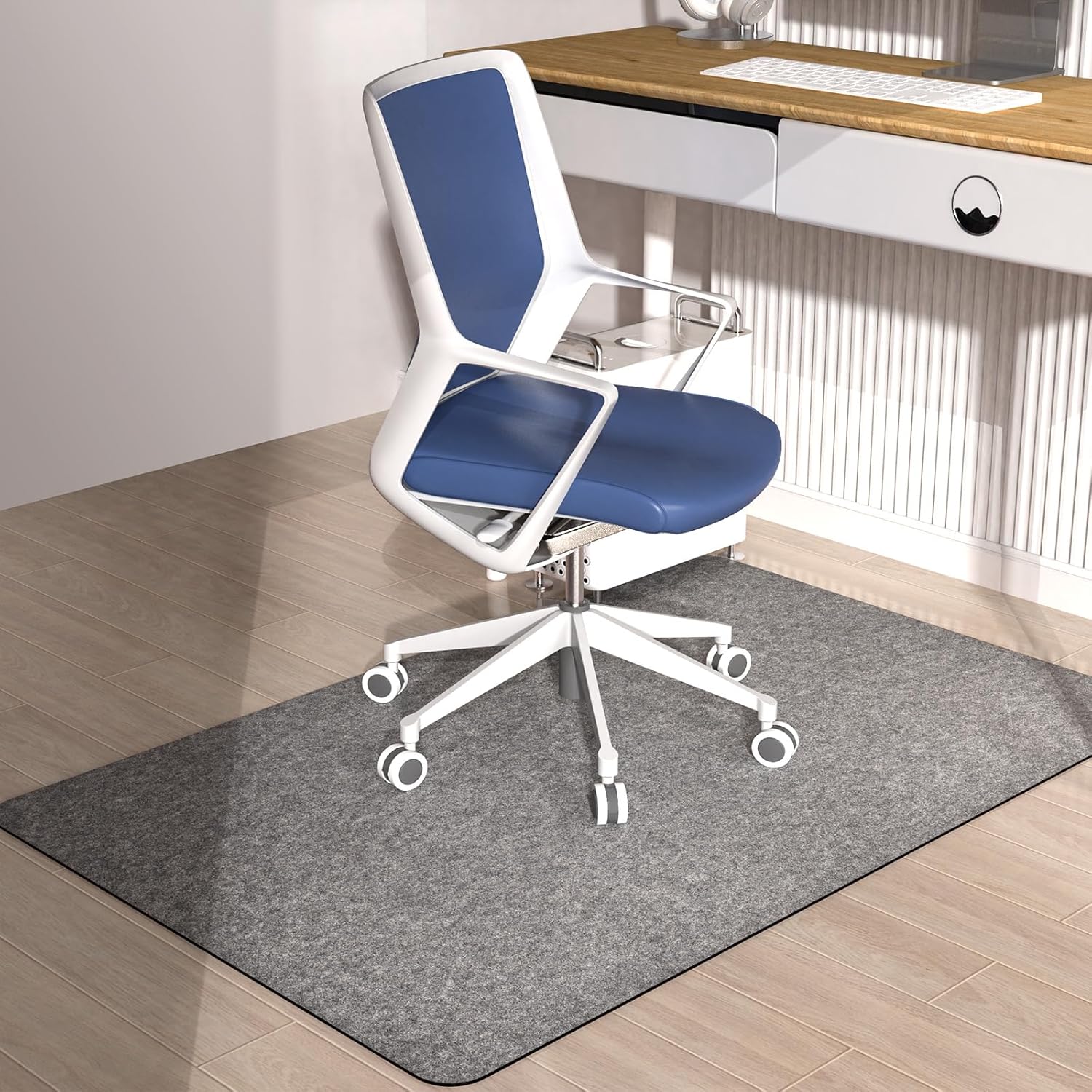 Placoot Office Chair Mat for Hardwood Floor, 55"x35" Computer Chair Mat ...