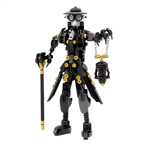 Plague Doctor Building Block Set, Medieval Themed Creative Construction ...