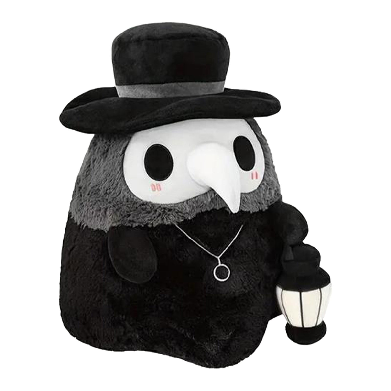 Plague Doctor Nurse Plush Toy Plague Crow Halloween Luminous Doll Light ...