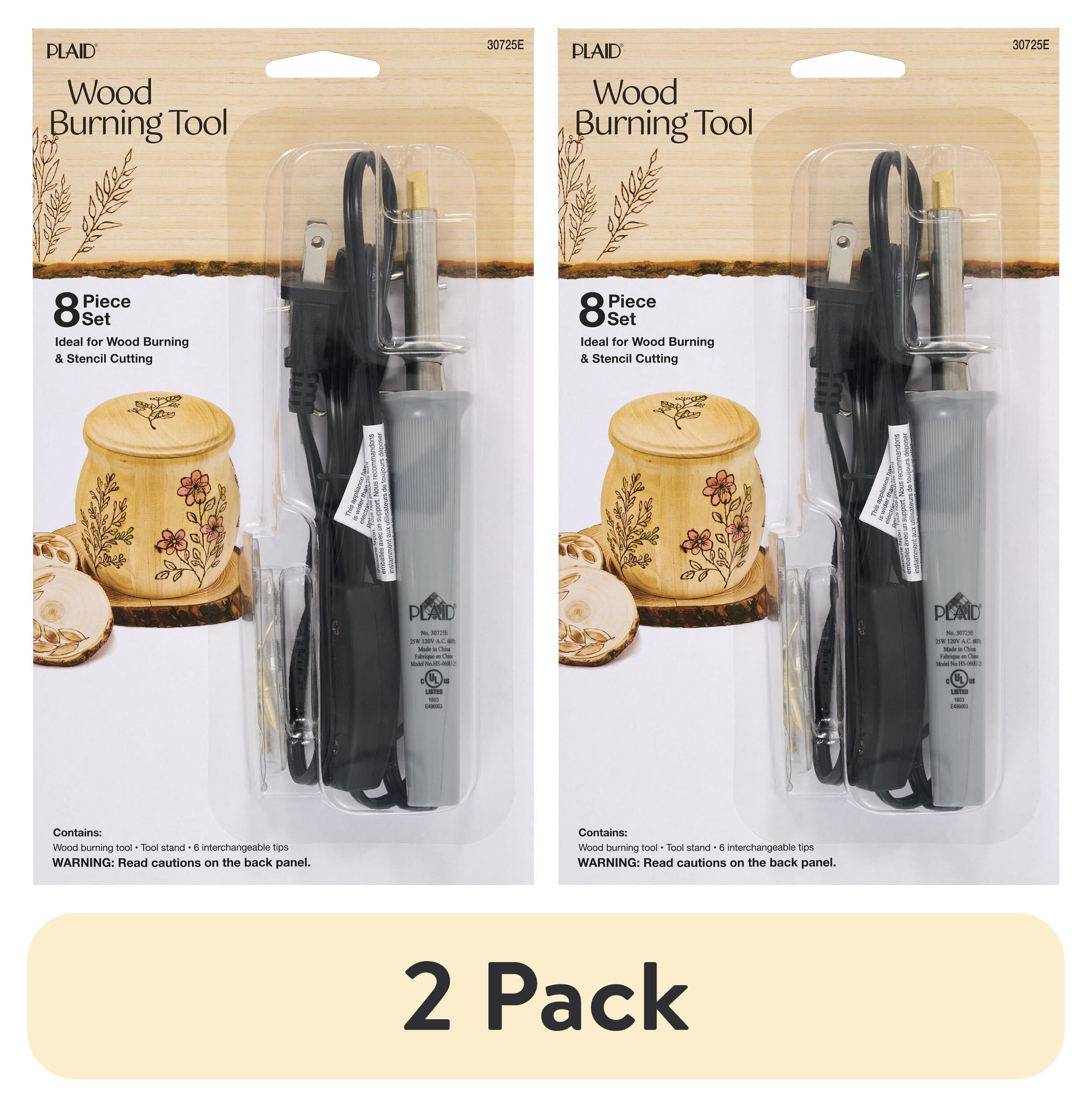 Customer reviews for (2 pack) Plaid 8 Pcs Electric Wood Burning Tool ...
